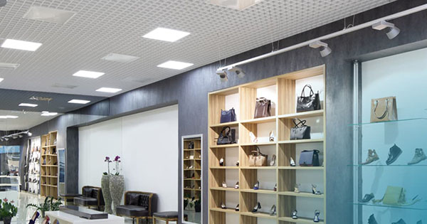Éclairage de magasins et de boutiques