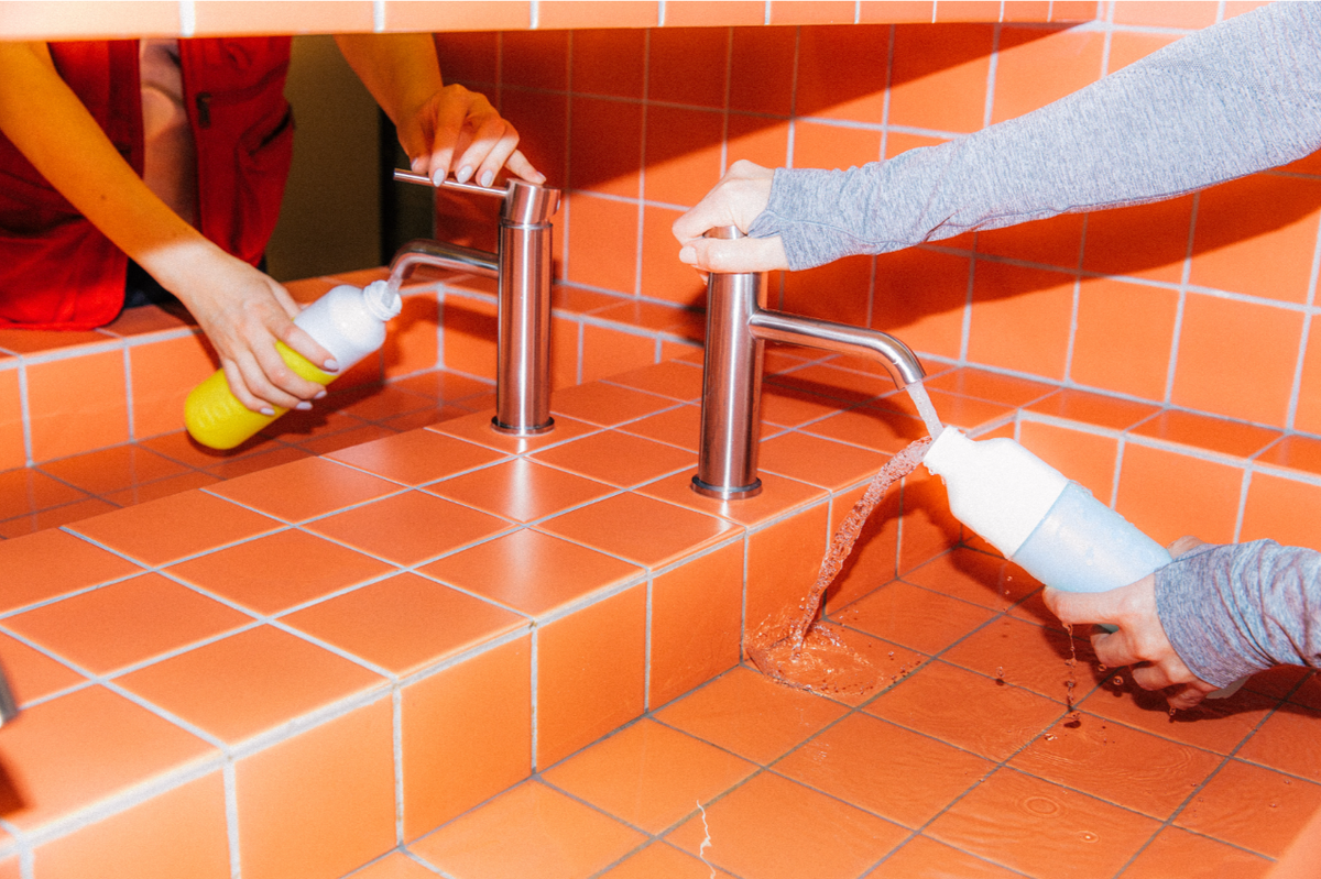 How to drink more tap water? ~ Dopper