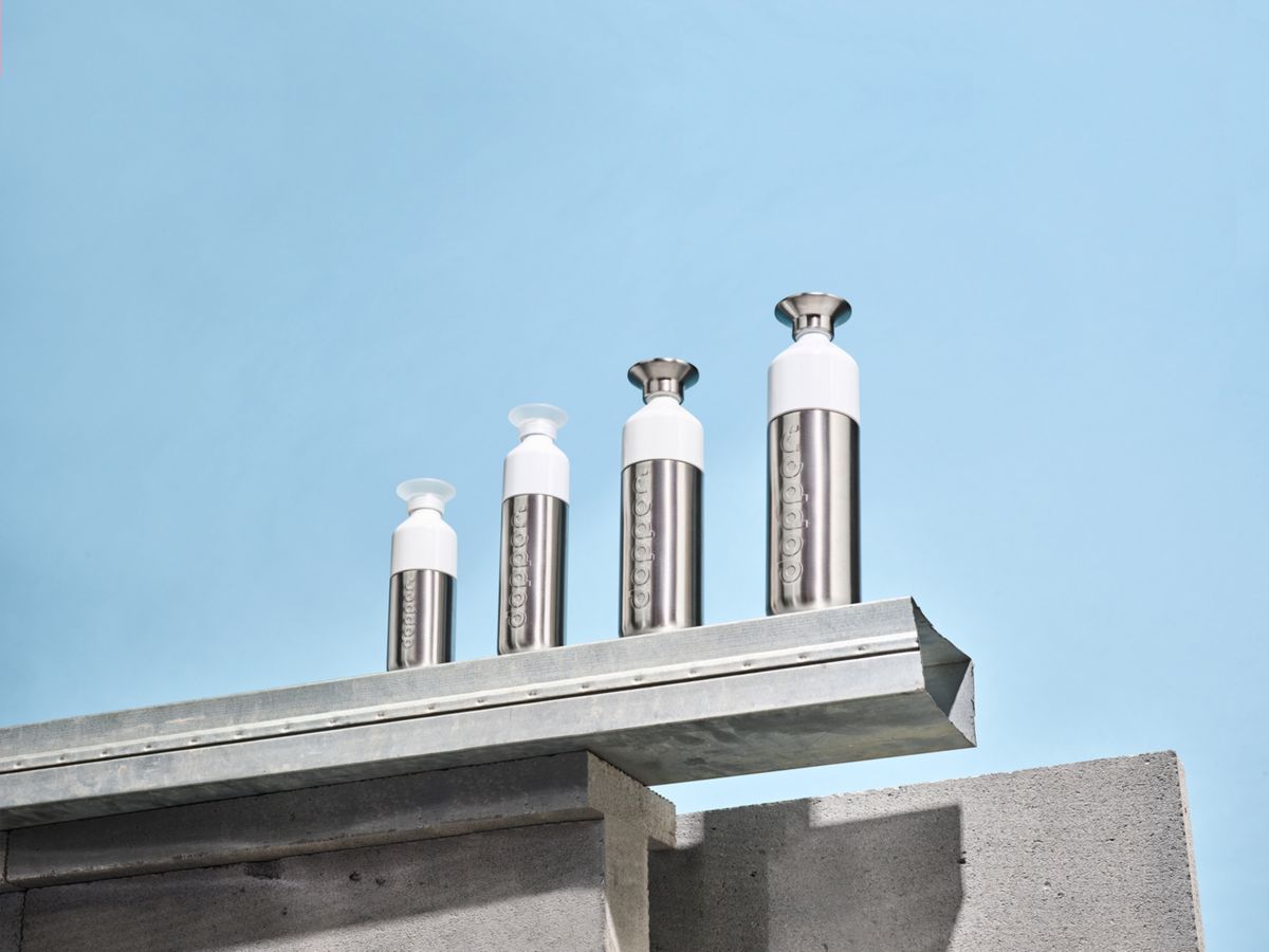 Dopper Steel. For any adventure. ~ Dopper