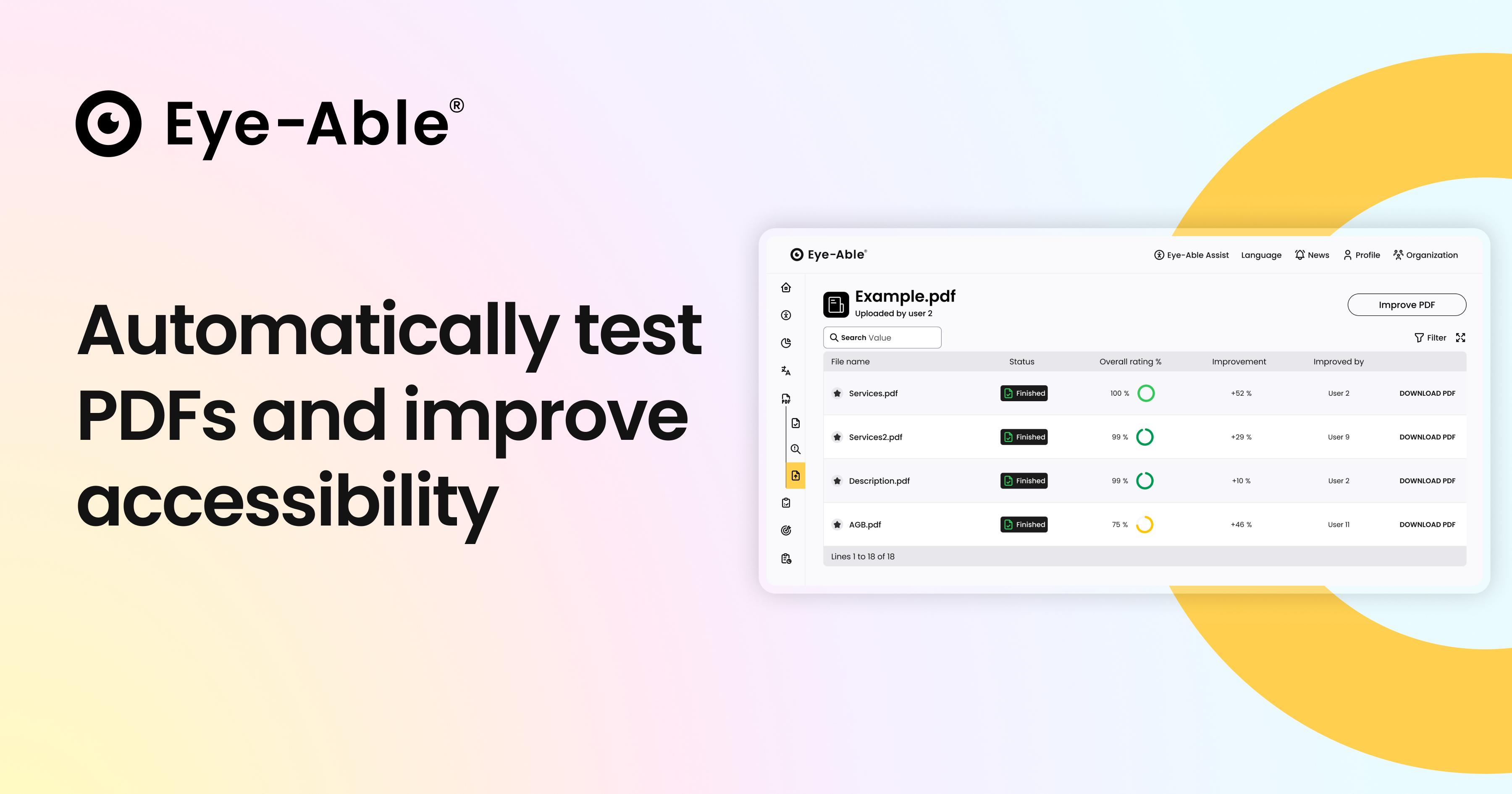 Test and optimise PDF accessibility | Eye-Able