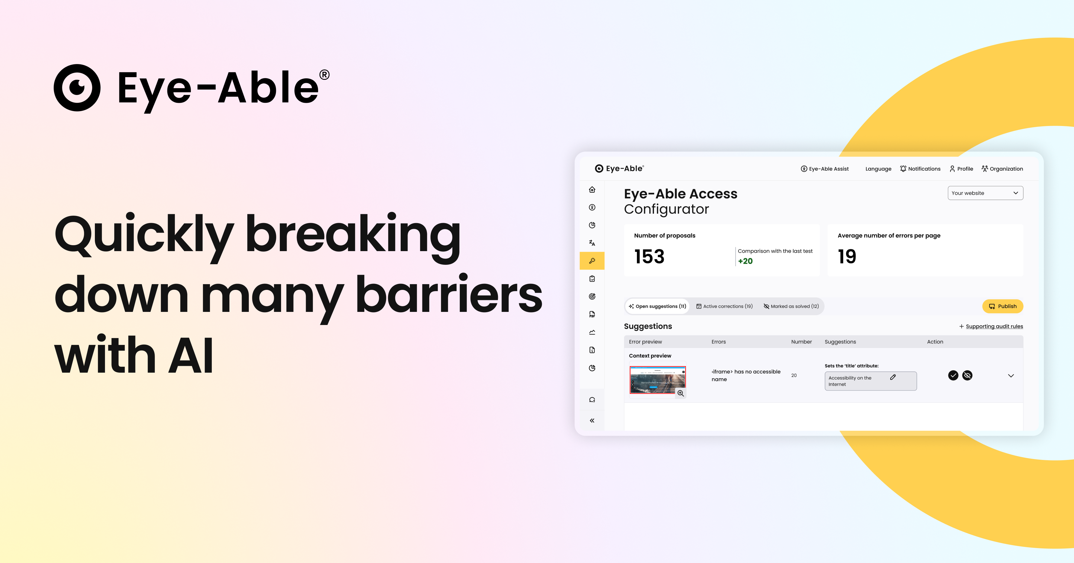 Eye-Able Access: Accessibility Automation Tool with AI | Eye-Able