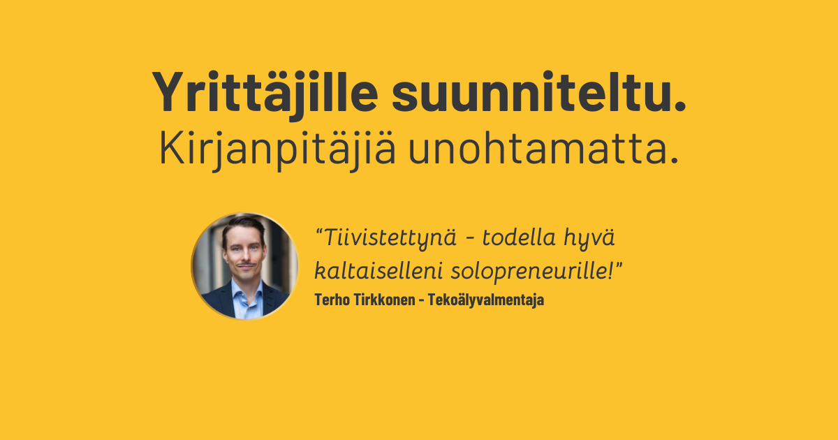 Kirjanpito-ohjelma yrittäjille ja kirjanpitäjille - Piilo Kirjanpito