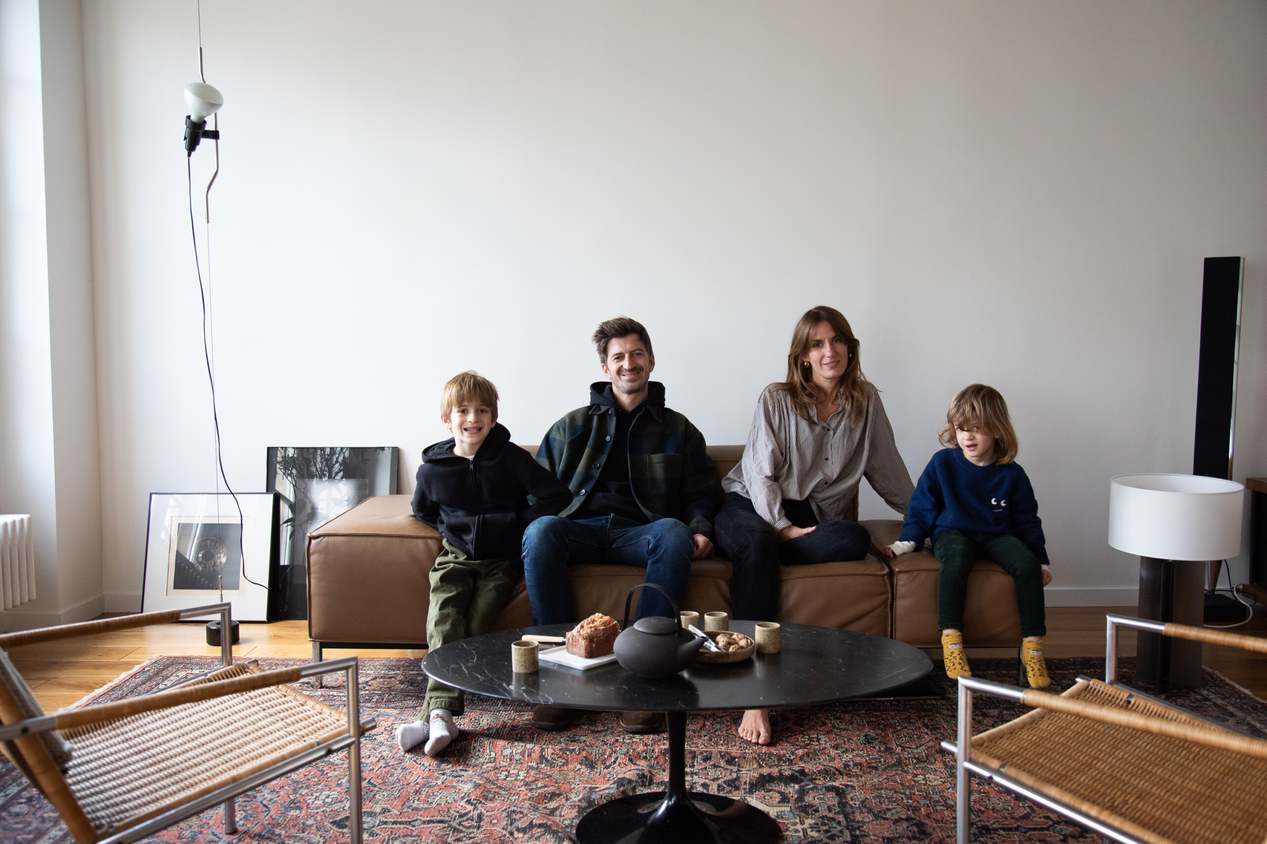 Jordane Arrivetz, Adrien Ohannessian Oscar, 7 and Ysé, 4 years old