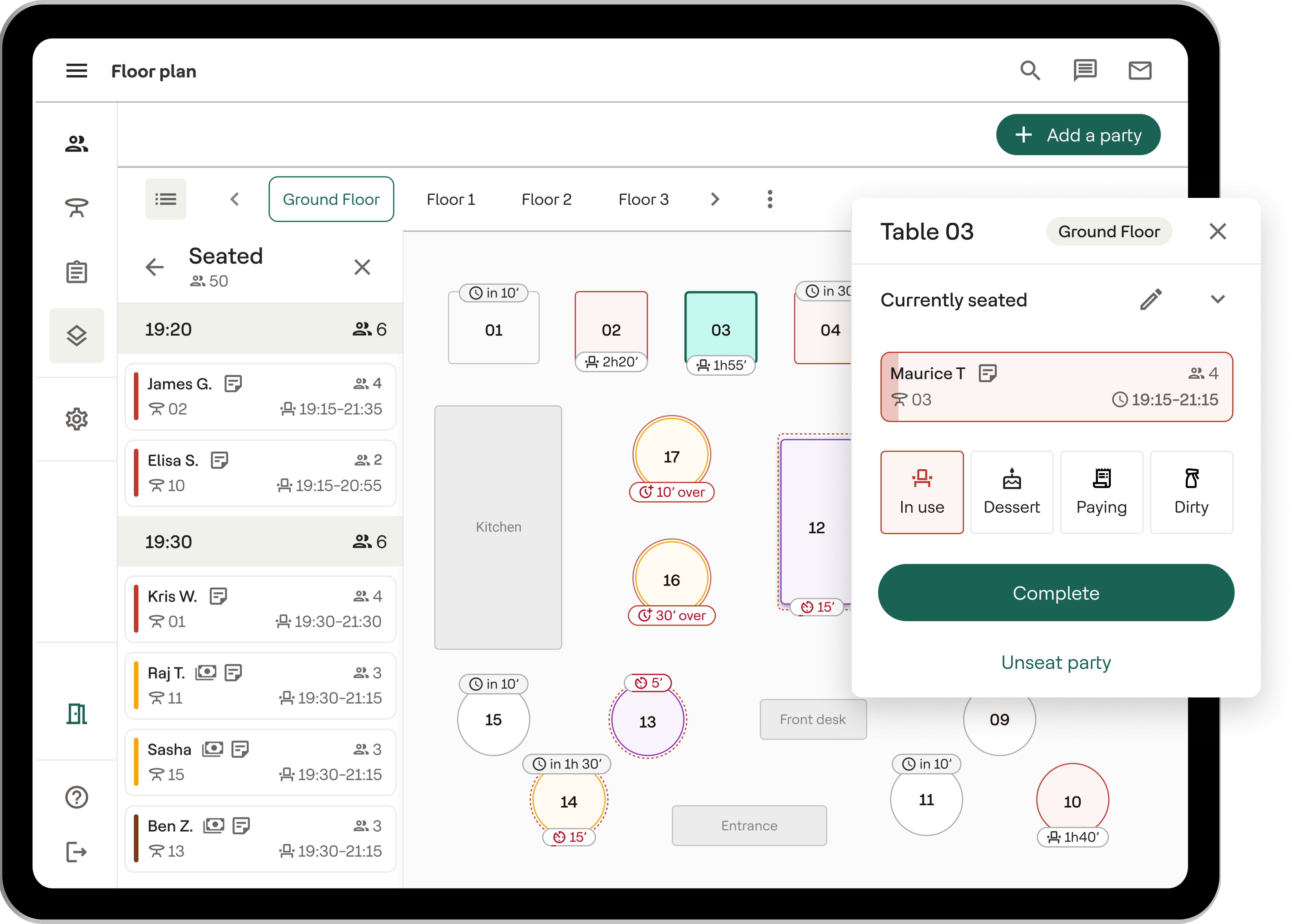 Dojo Bookings Restaurant Management System | Dojo