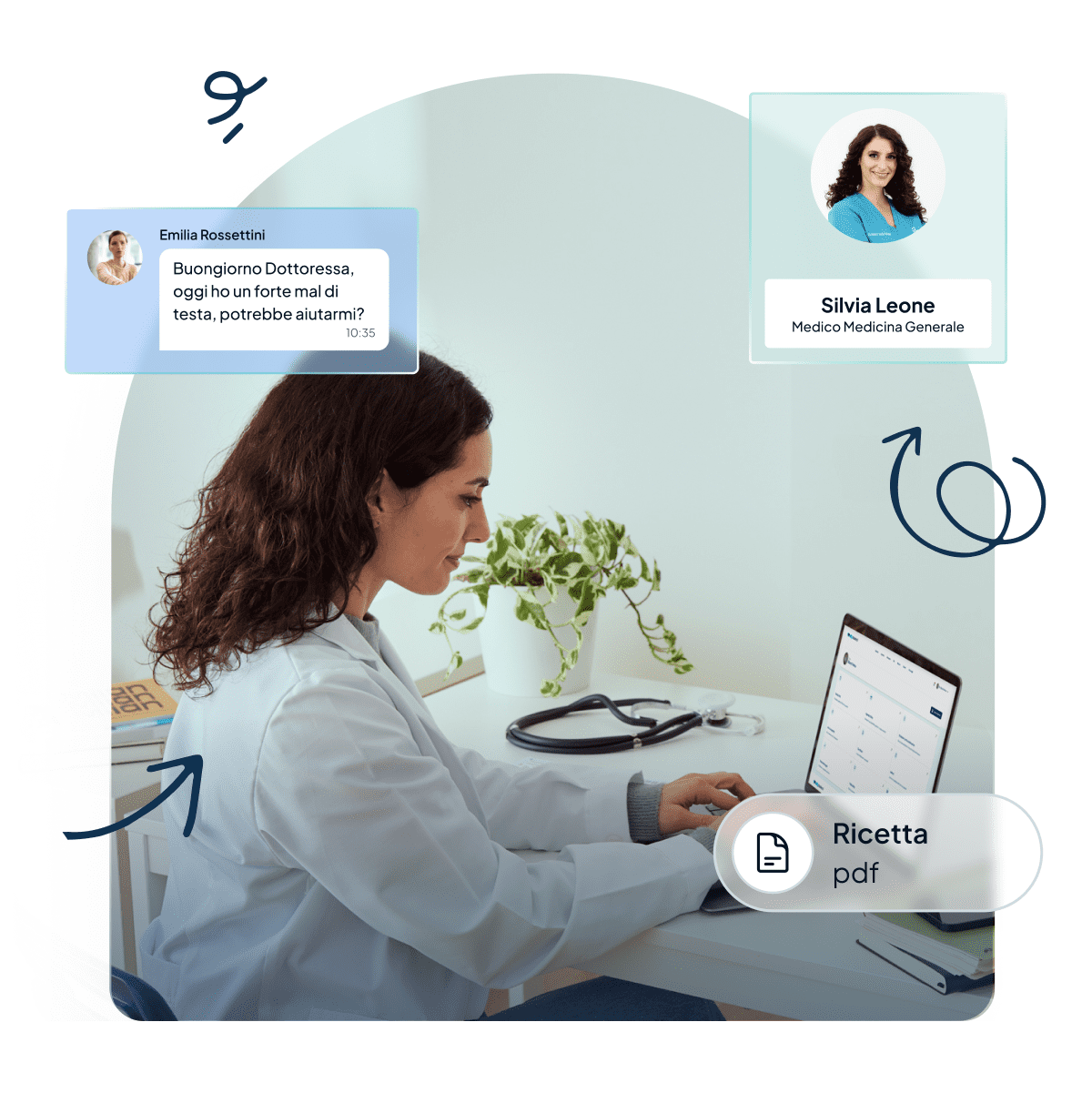 Funzionalità del software Elty DaVinci per il medico di famiglia