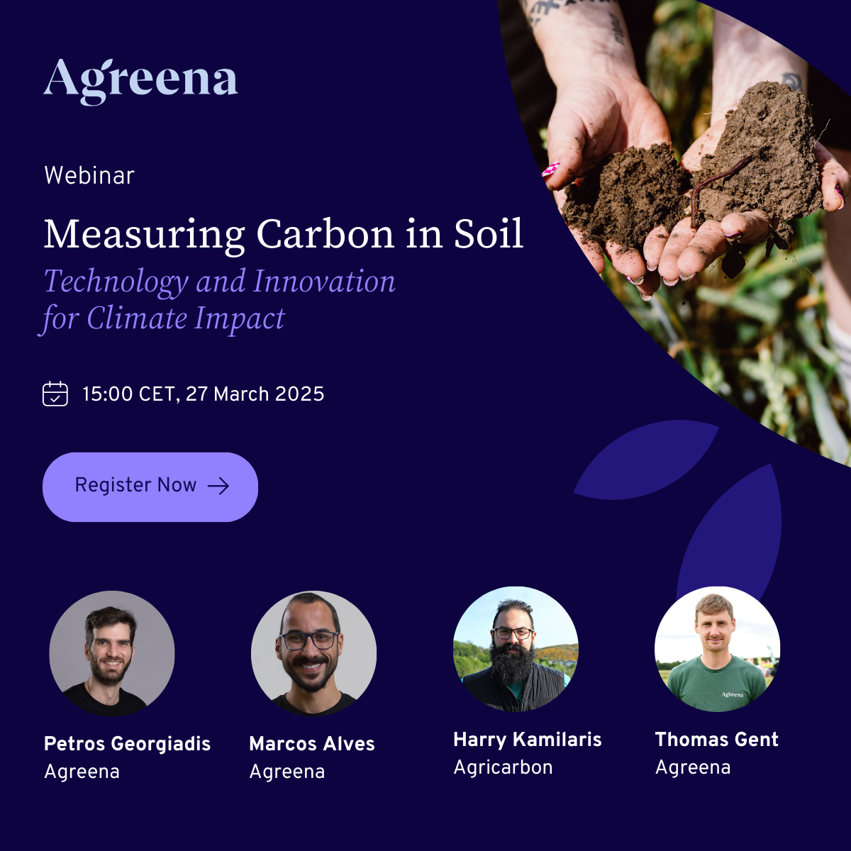 Webinar: Measuring Carbon in Soil with Agreena