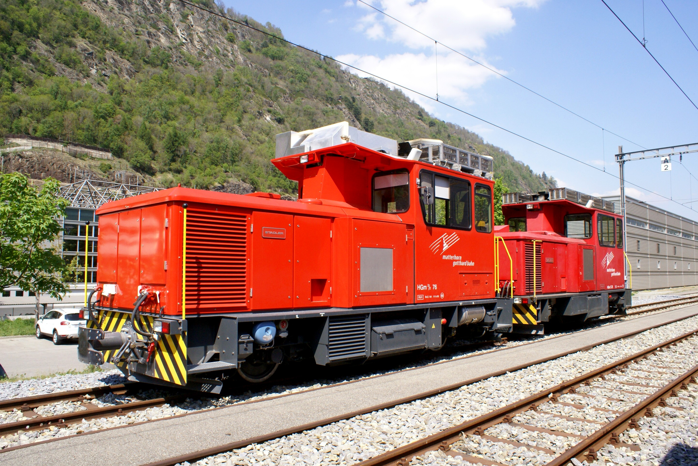 Rack-and-Pinion and adhesion diesel locomotive for MGB | Stadler