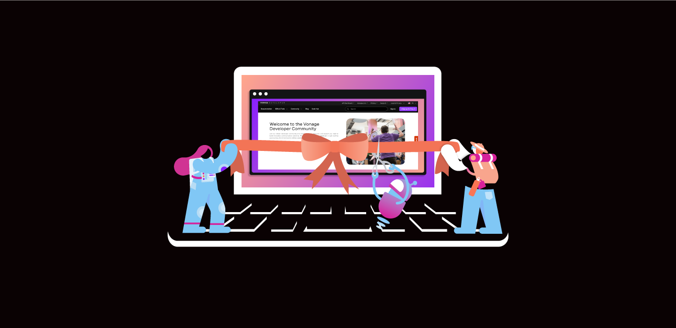 Introducing the New Vonage Developer Community Website
