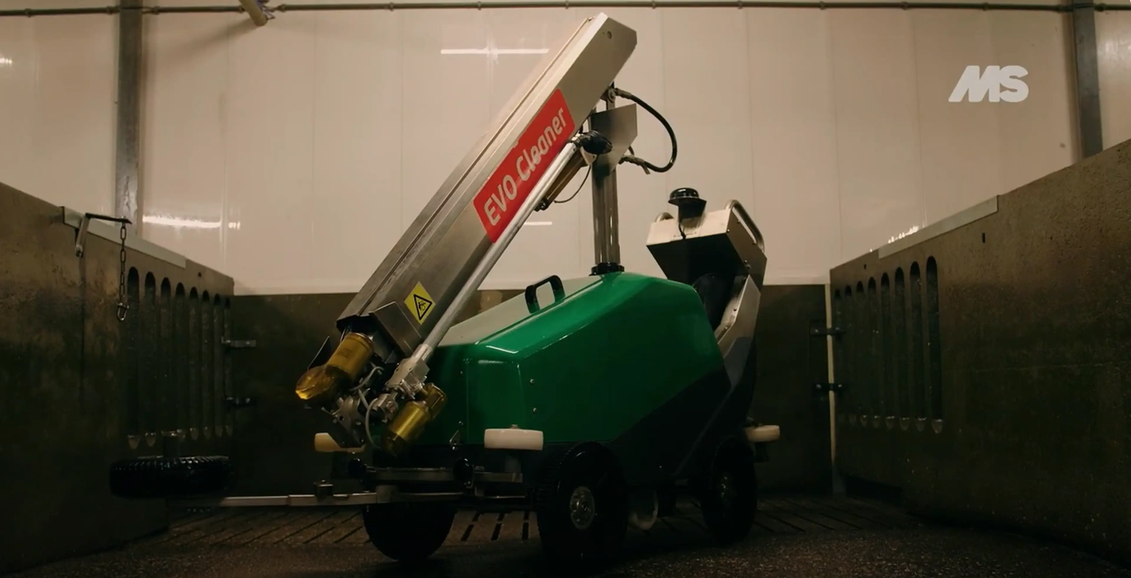 EVO Cleaner Spuitrobot - Efficiënte Spuitrobot voor Varkensstallen