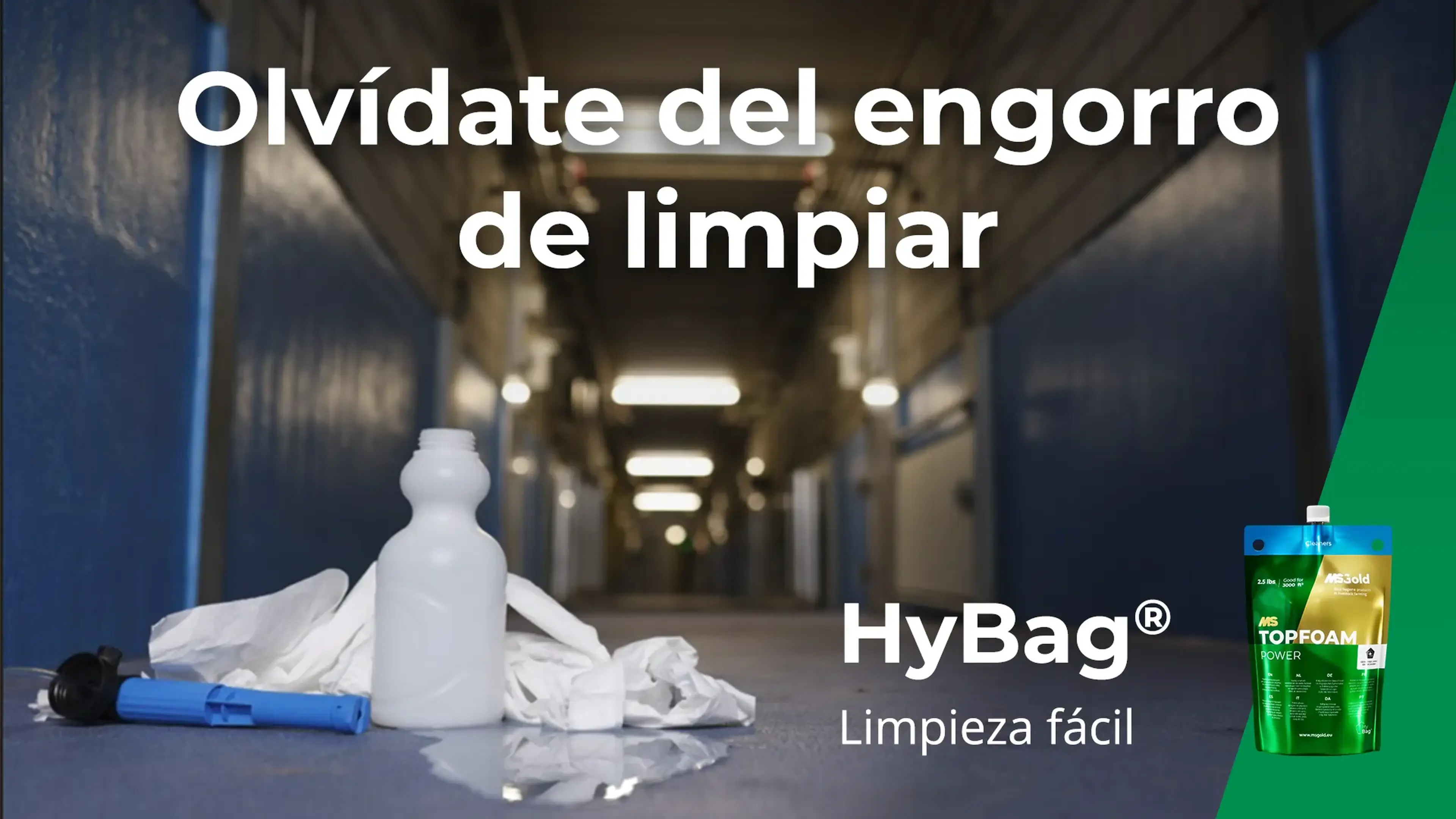 Limpiar y desinfectar las granjas es muy fácil con HyBag