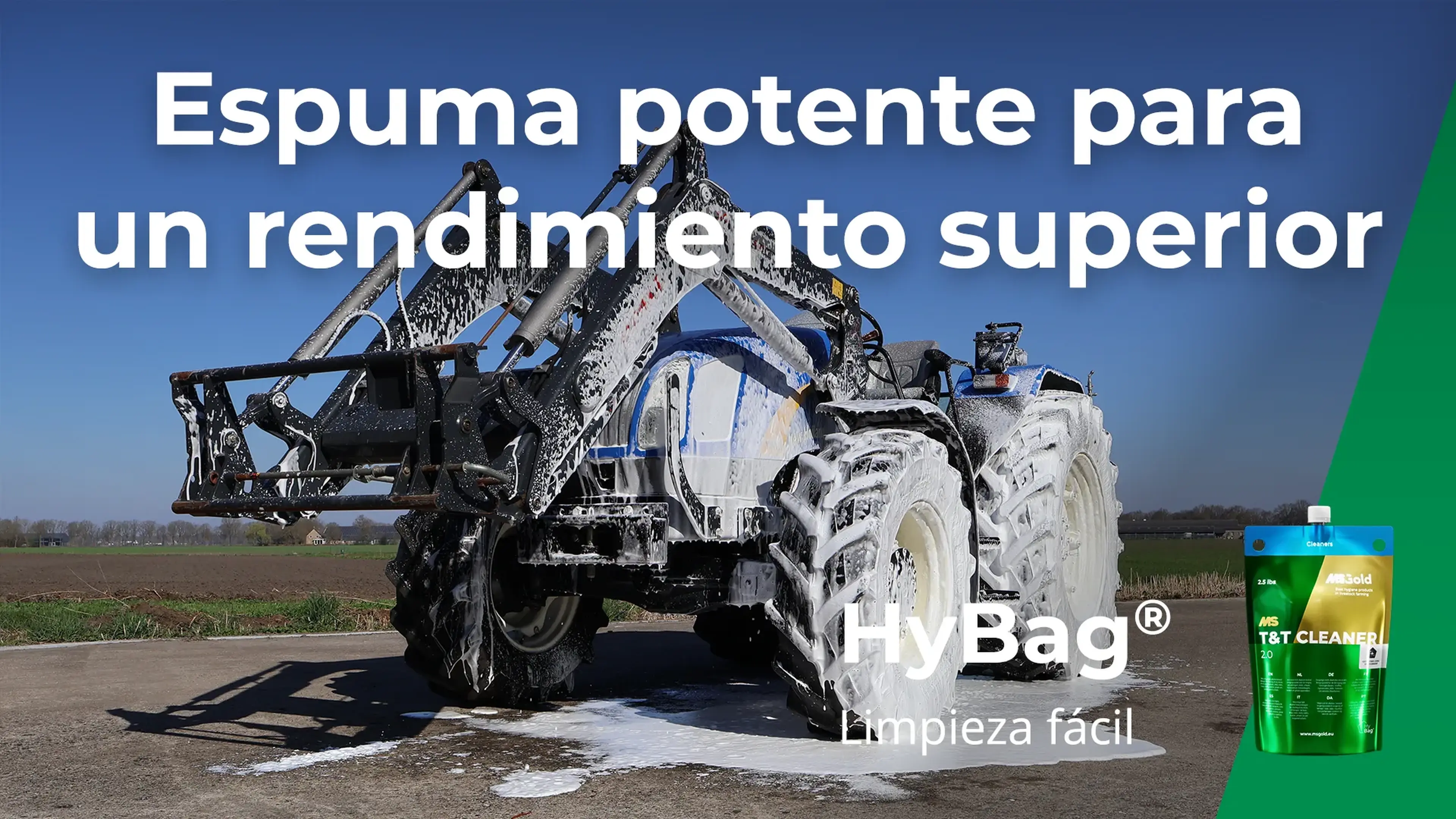 Limpiar y desinfectar las granjas es muy fácil con HyBag