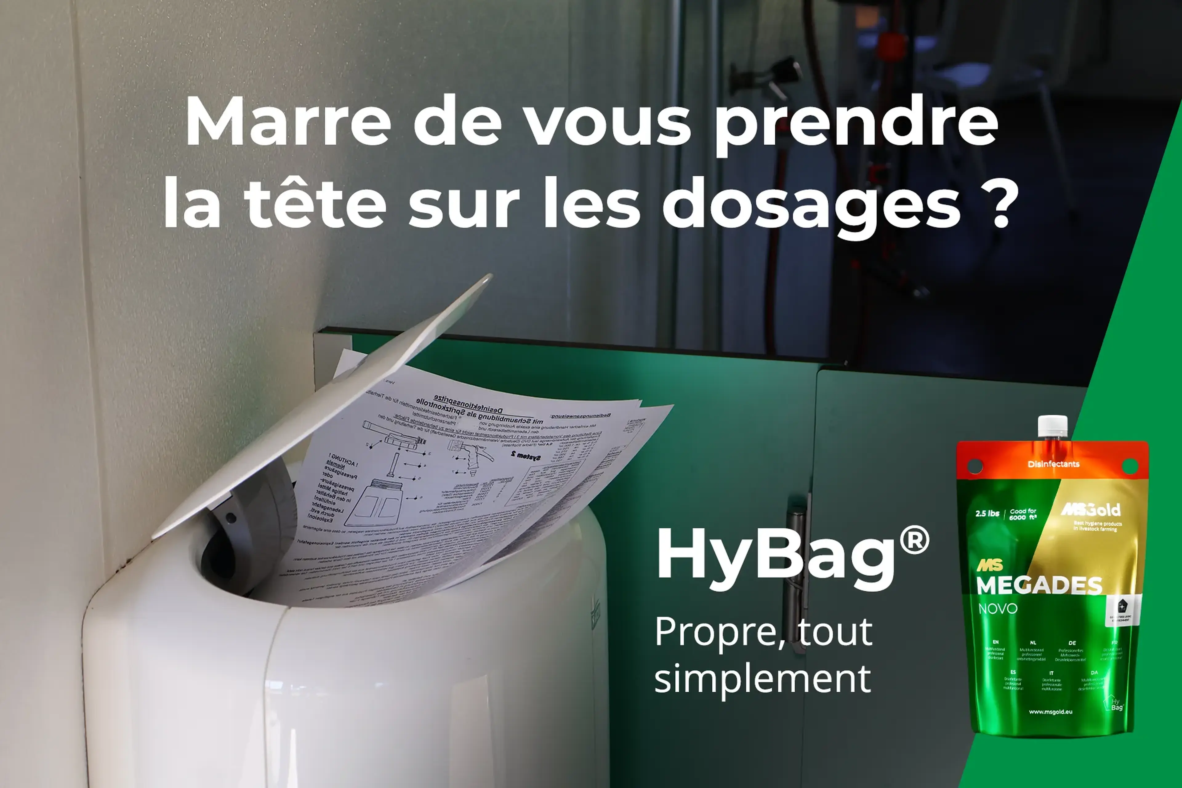 Tout lavage devient facile, sécurisé et efficace avec HyBag®