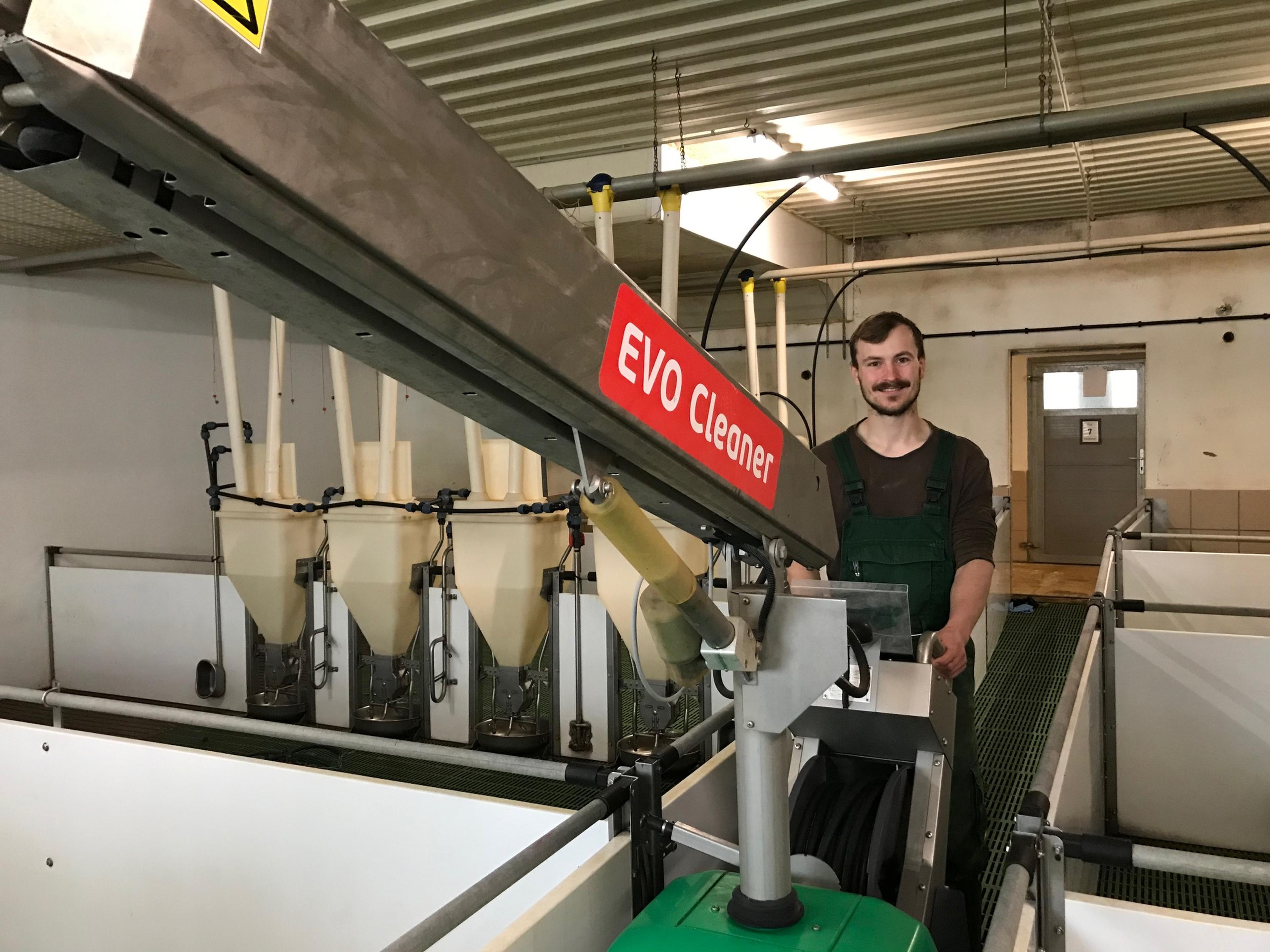 Evo Cleaner für Schweineställe