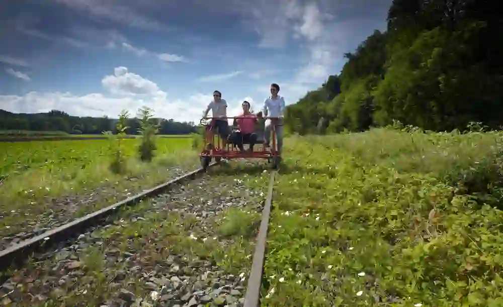 Rail Bike Ride in Laupen - Bern Welcome