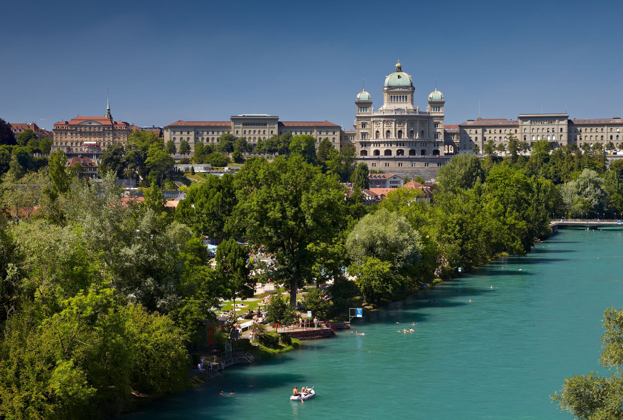 Floating Down the Aare River: Our Three Favorite Routes - Bern Welcome