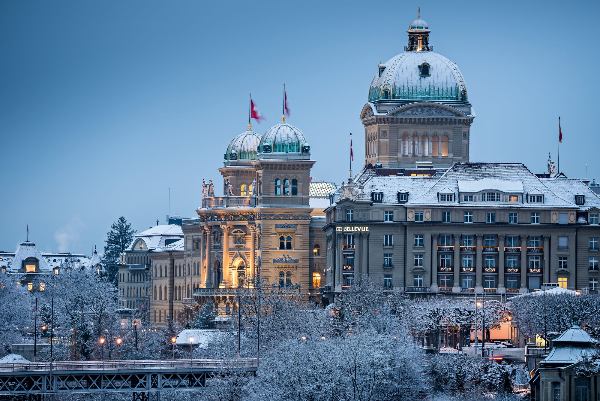 Le Palais fédéral et la Place fédérale - Bern Welcome