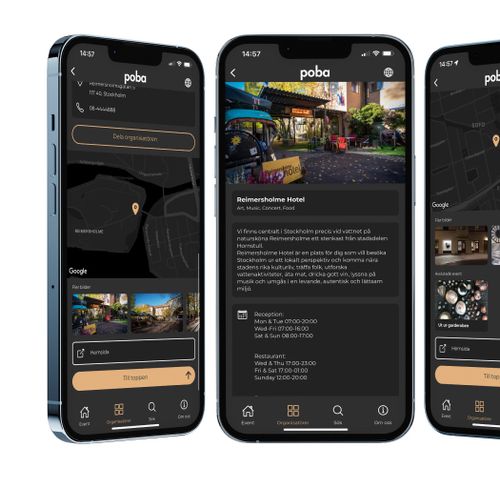 Poba - Företagsportal och användarapp