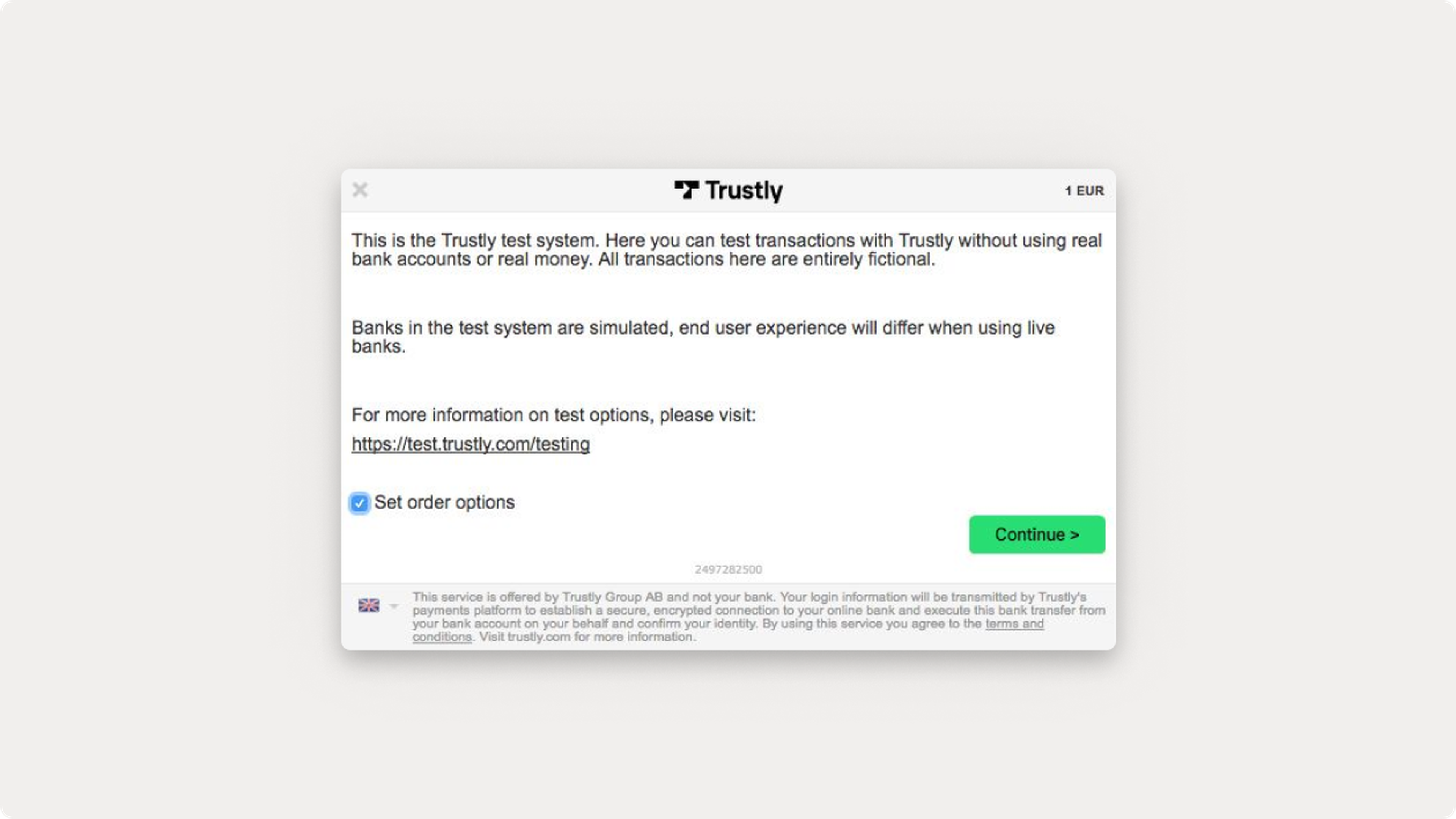 Acceptance Testing Api Trustly Docs