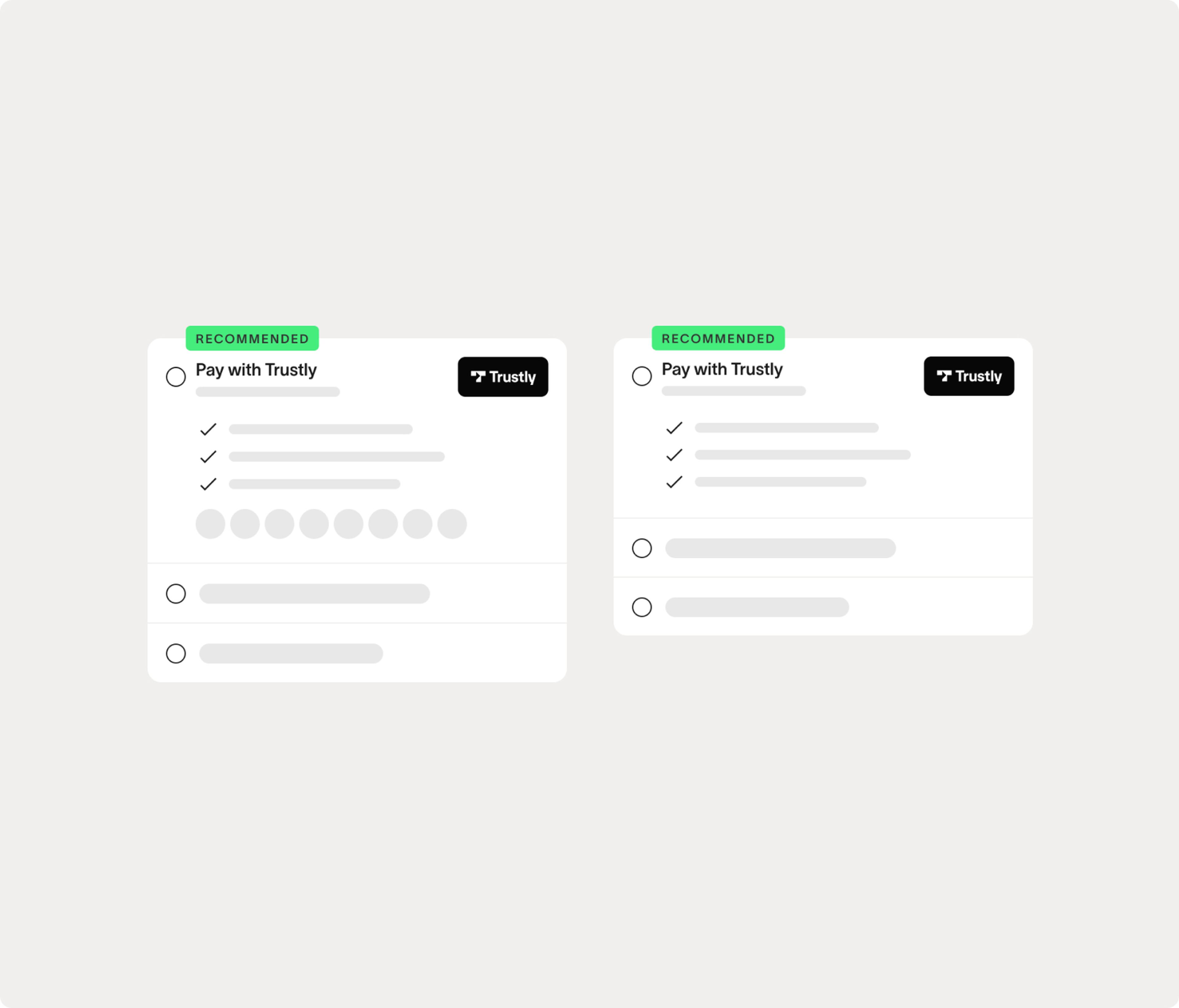 Checkout Guidelines | Trustly Docs