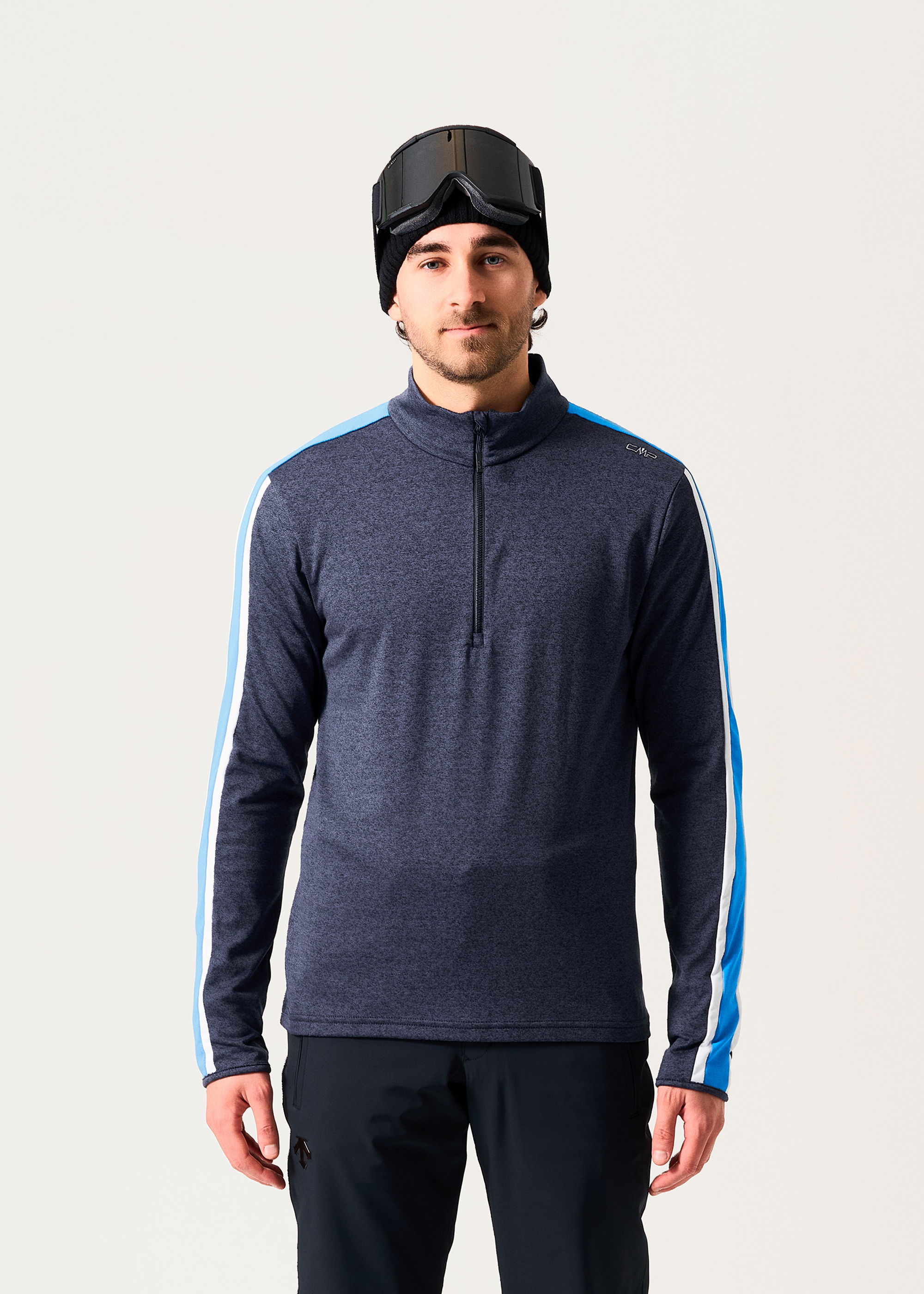 CMP Arrn Stripe Zip Neck