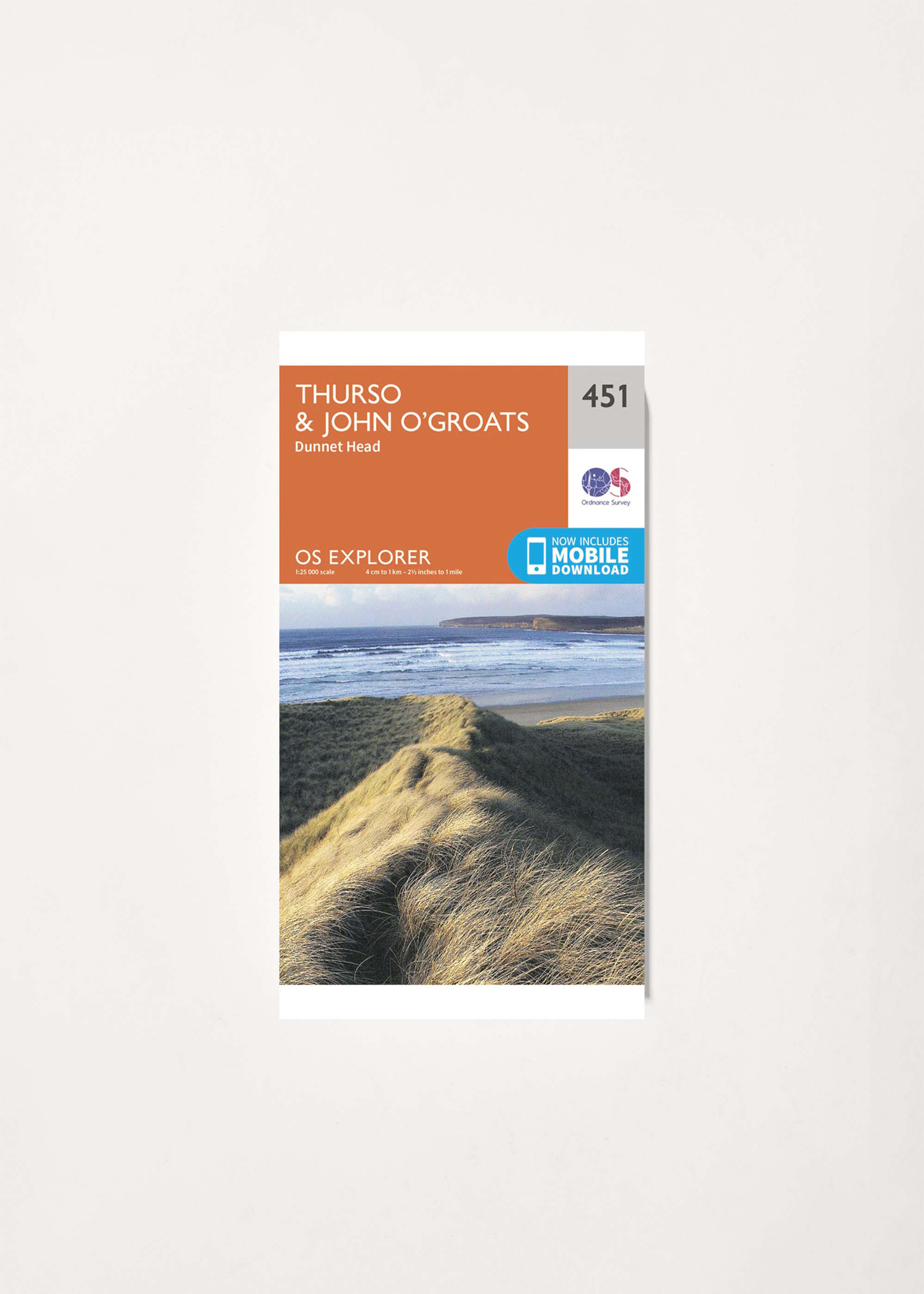 Ordnance Survey Thurso & John O'Groats - OS Explorer 451 Map