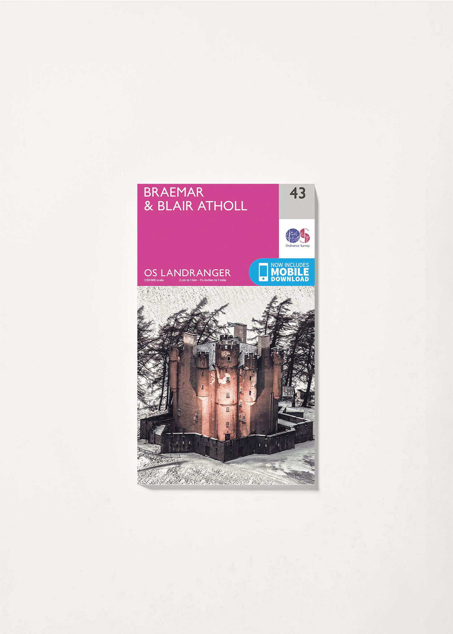 Ordnance Survey Braemar & Blair Atholl - Landranger 43 Map