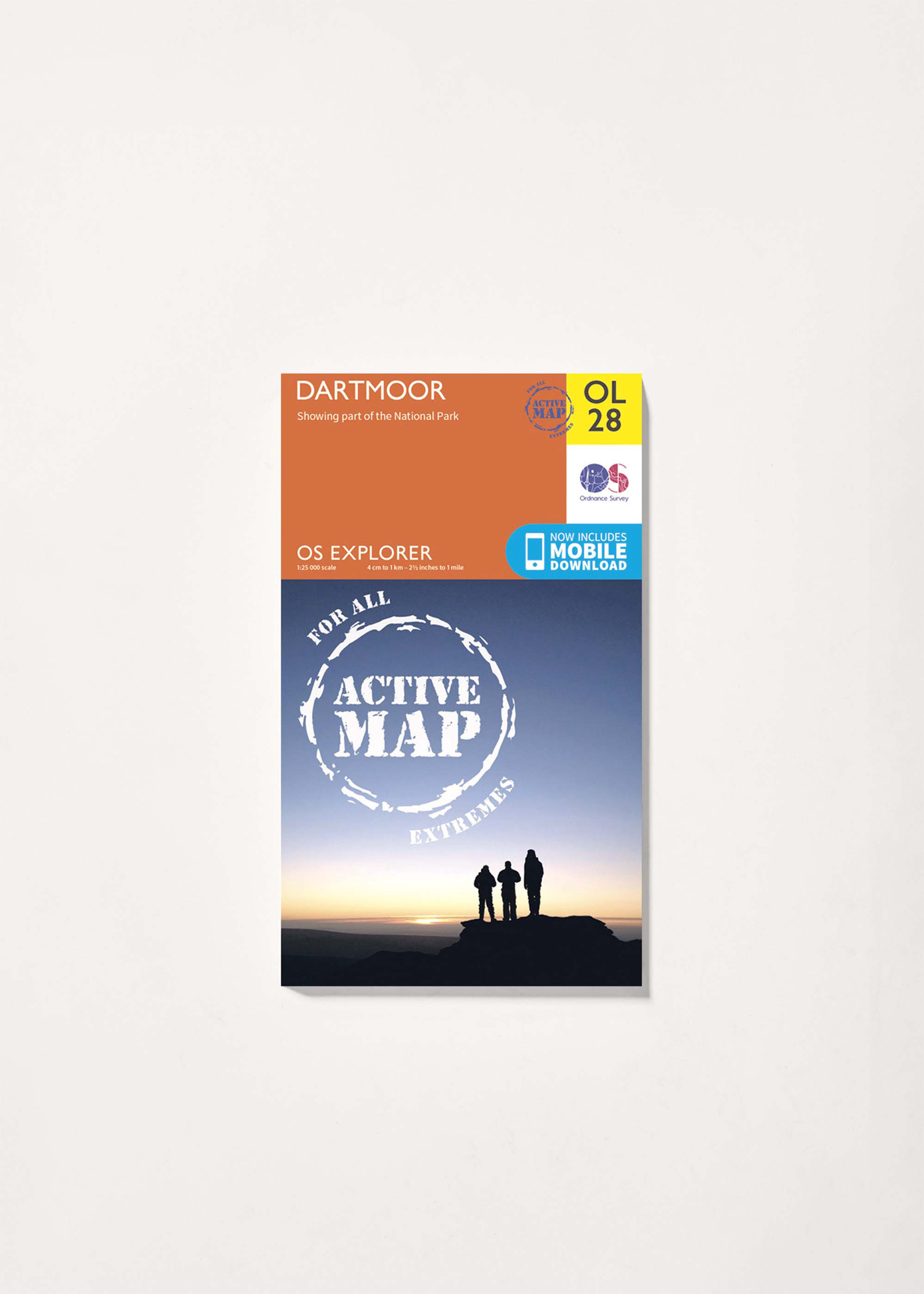 Ordnance Survey Dartmoor - OS Explorer Active OL28 Map