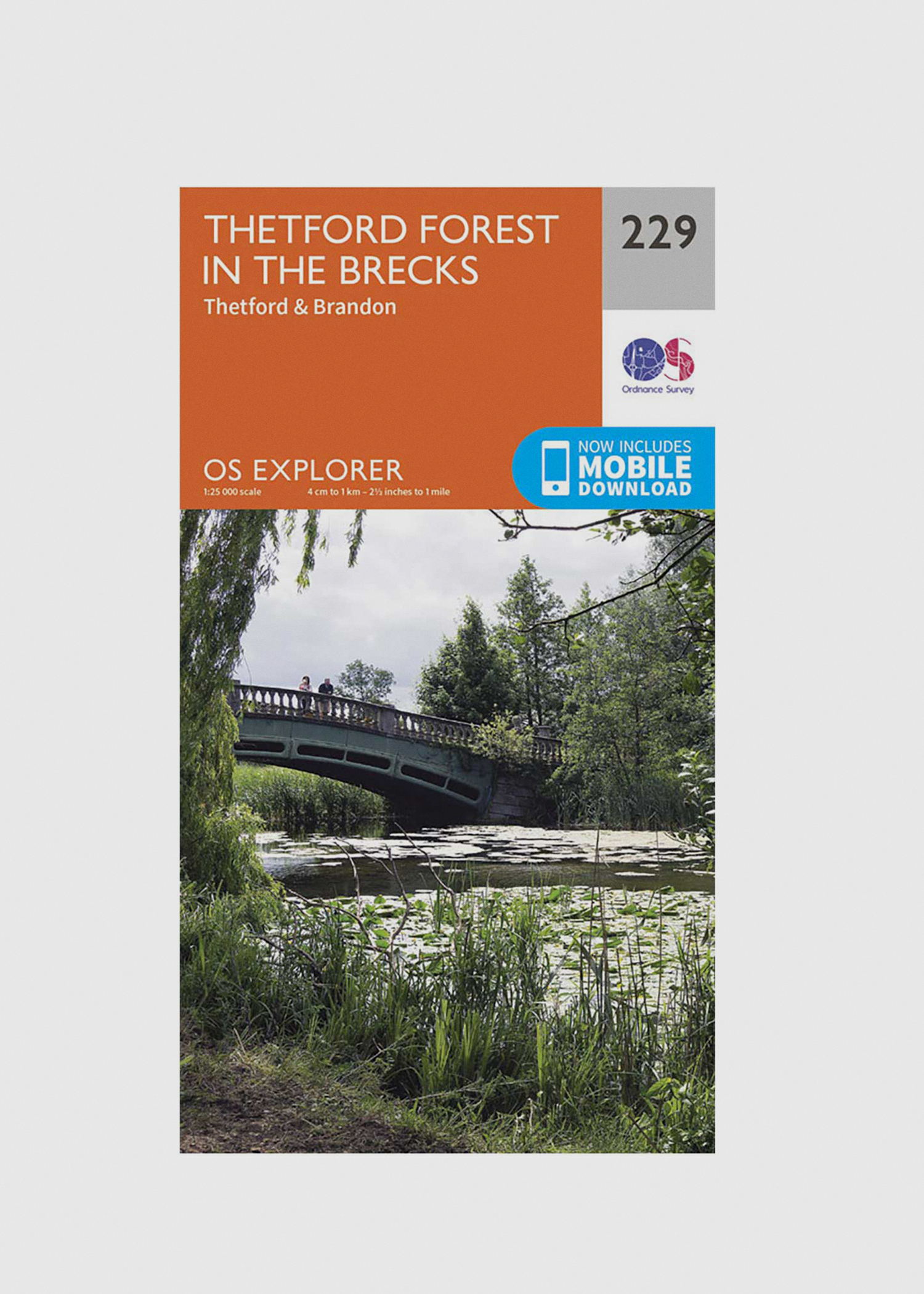 Ordnance Survey Thetford Forest in The Brecks, Thetford & Brandon - OS ...