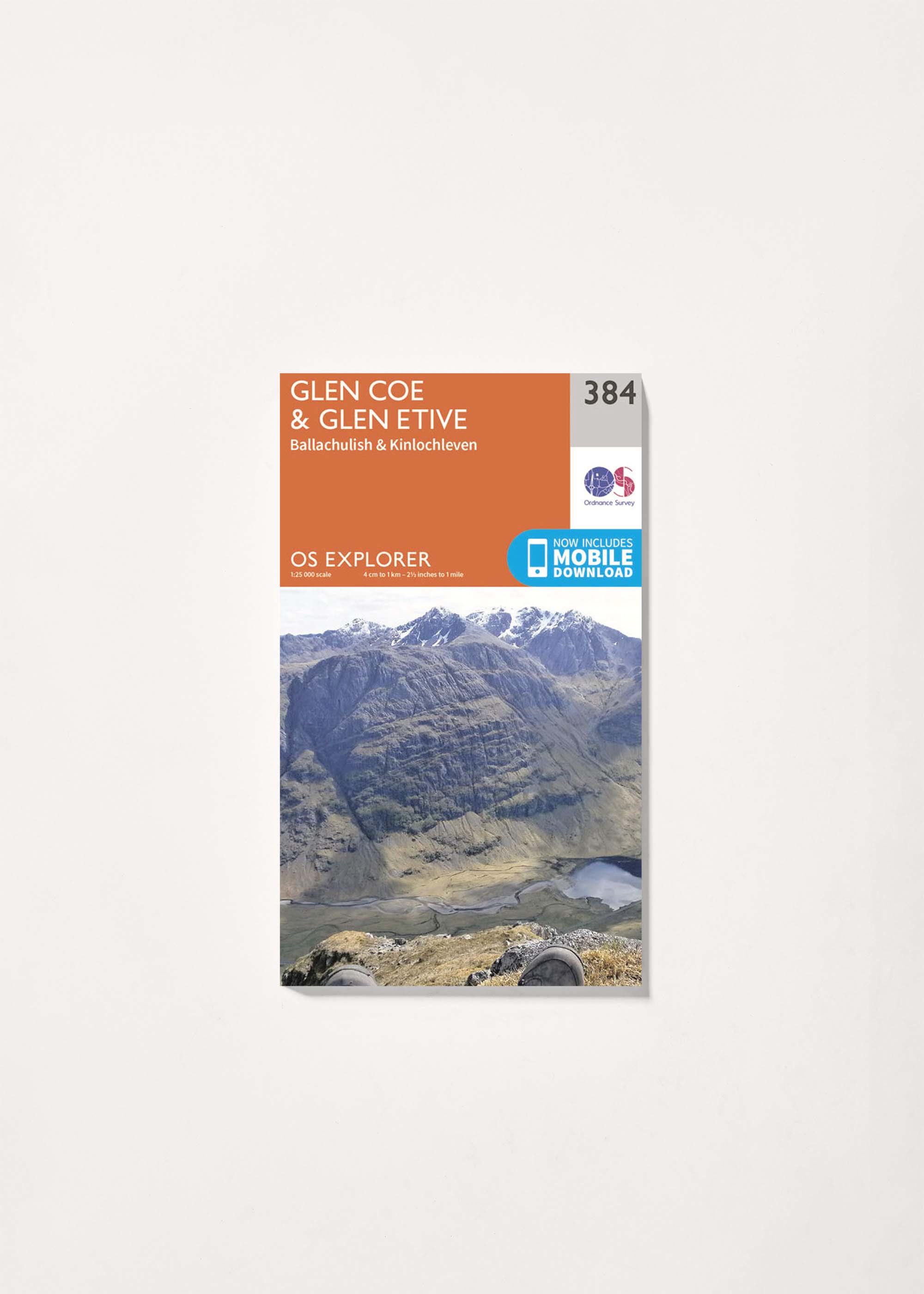 Ordnance Survey Glen Coe - OS Explorer 384 Map