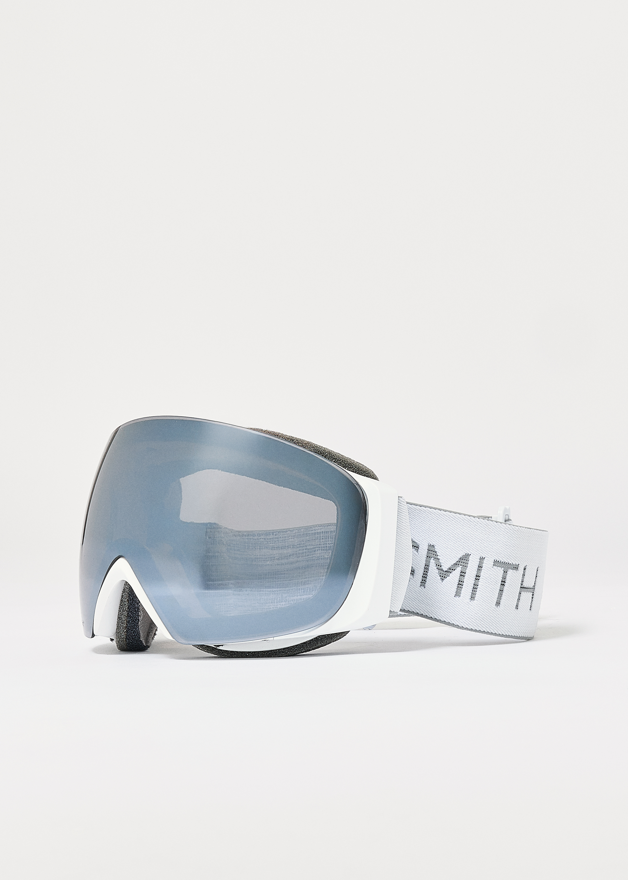 Smith I/O MAG S White Chunky Knit / ChromaPop Sun Platinum Mirror Goggles