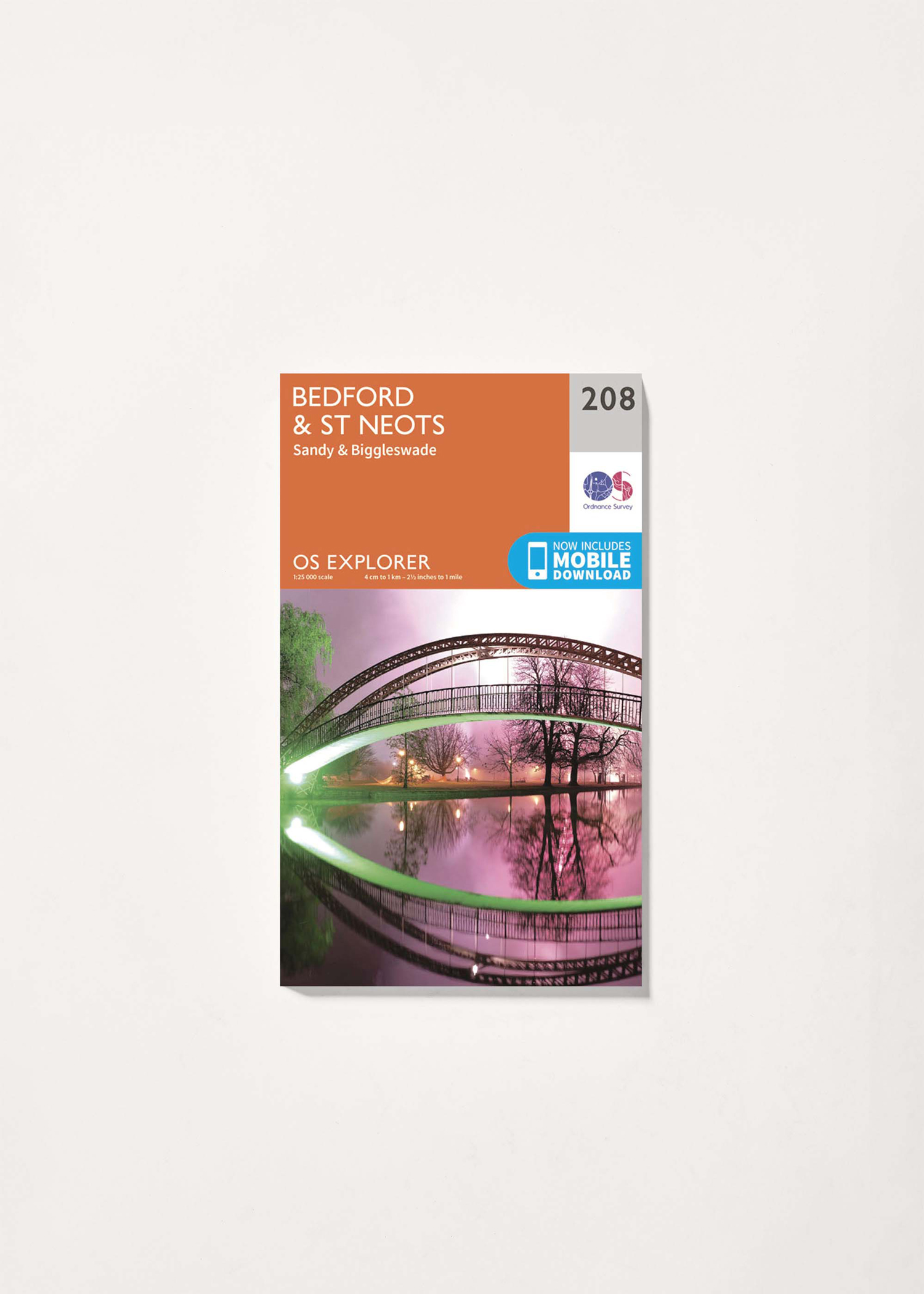 Ordnance Survey Bedford & St Neots, Sandy & Biggleswade - OS Explorer ...