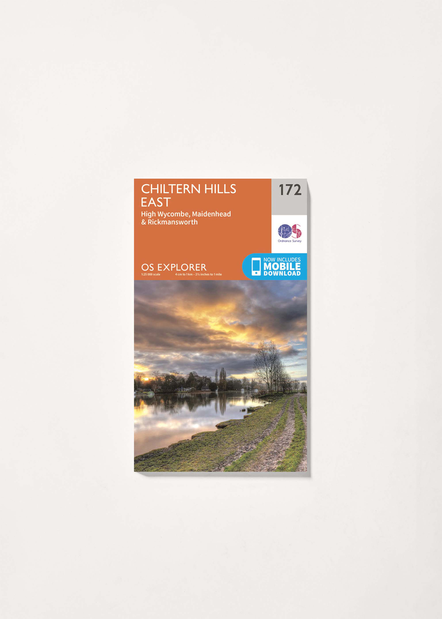 Ordnance Survey Chiltern Hills East - OS Explorer 172 Map