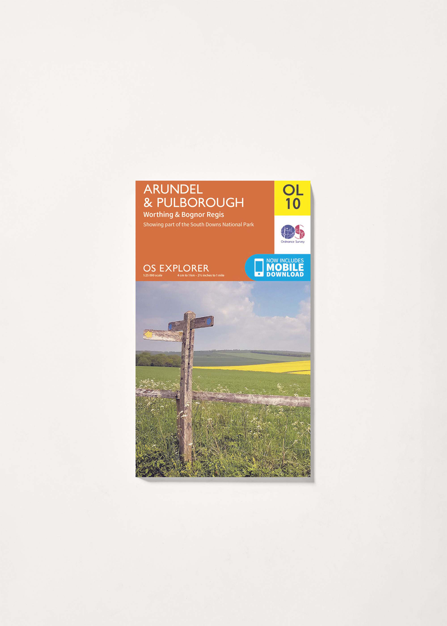 Ordnance Survey Arundel & Pulborough - OS Explorer OL10 Map