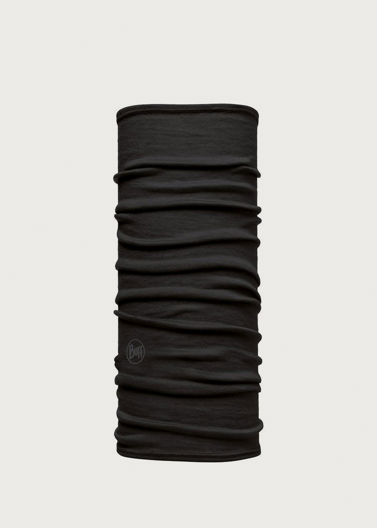 Buff Merino Kids' Neck Warmer - Black