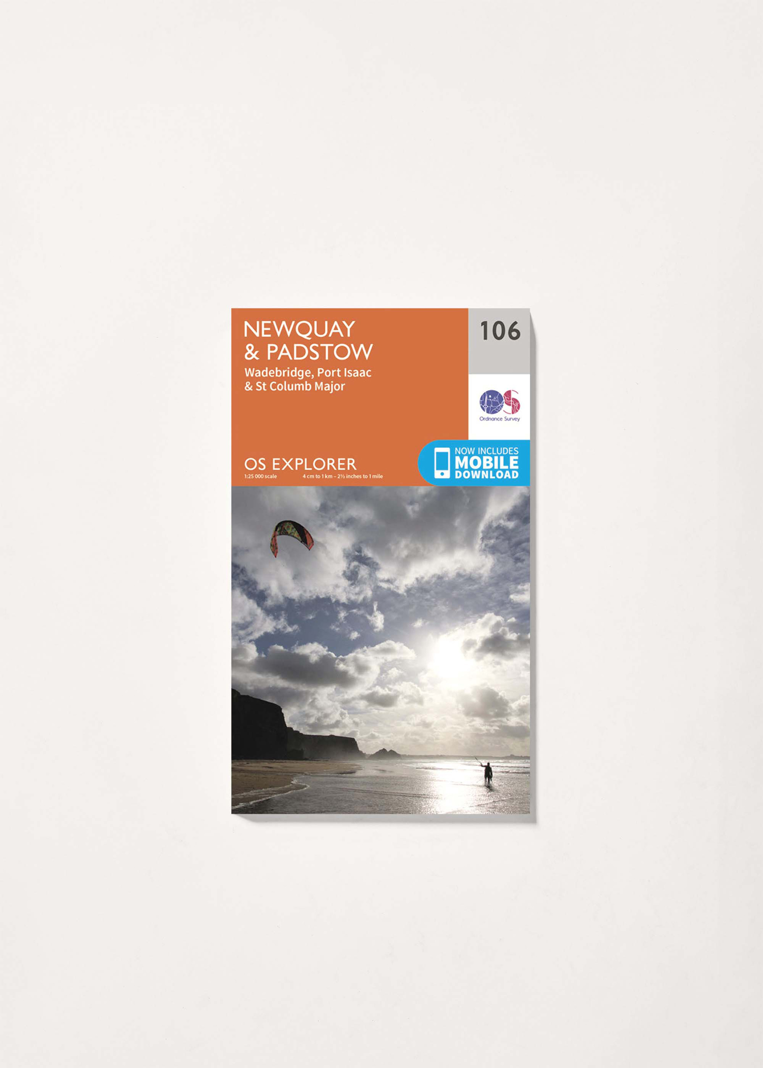 Ordnance Survey Newquay & Padstow - OS Explorer 106 Map