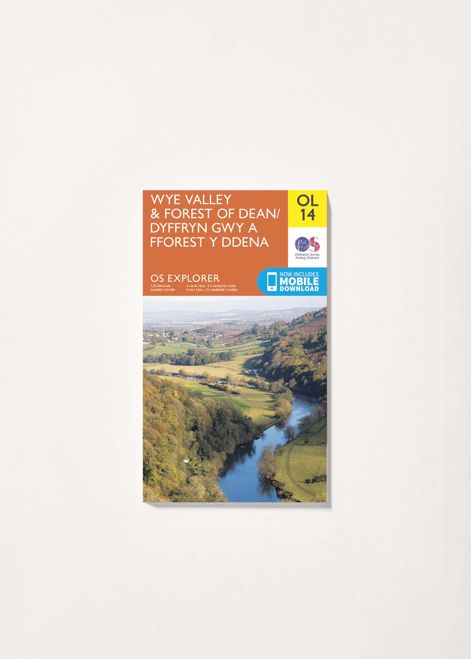 Ordnance Survey Wye Valley & Forest of Dean - OS Explorer OL14 Map