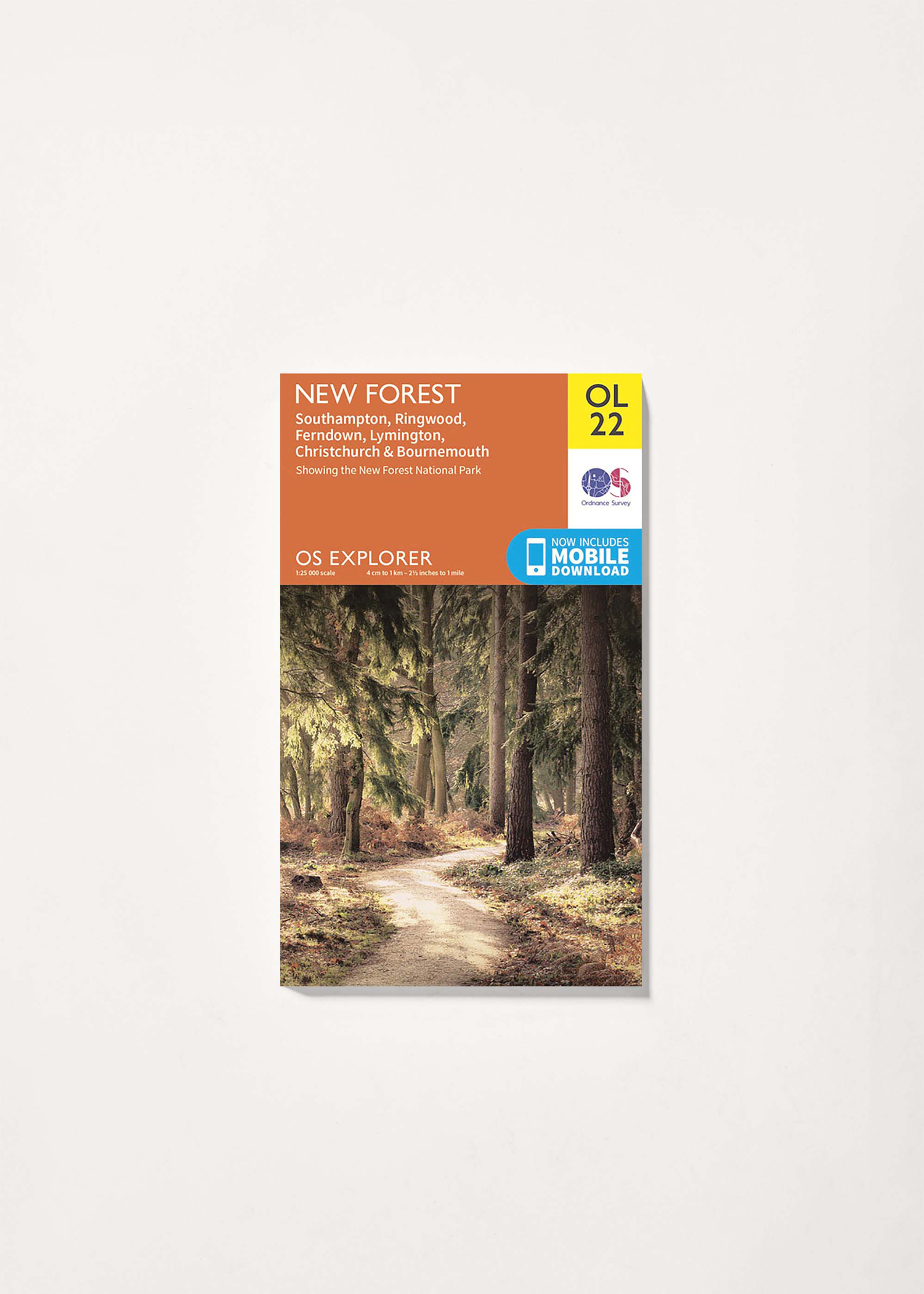 Ordnance Survey New Forest - OS Explorer OL22 Map