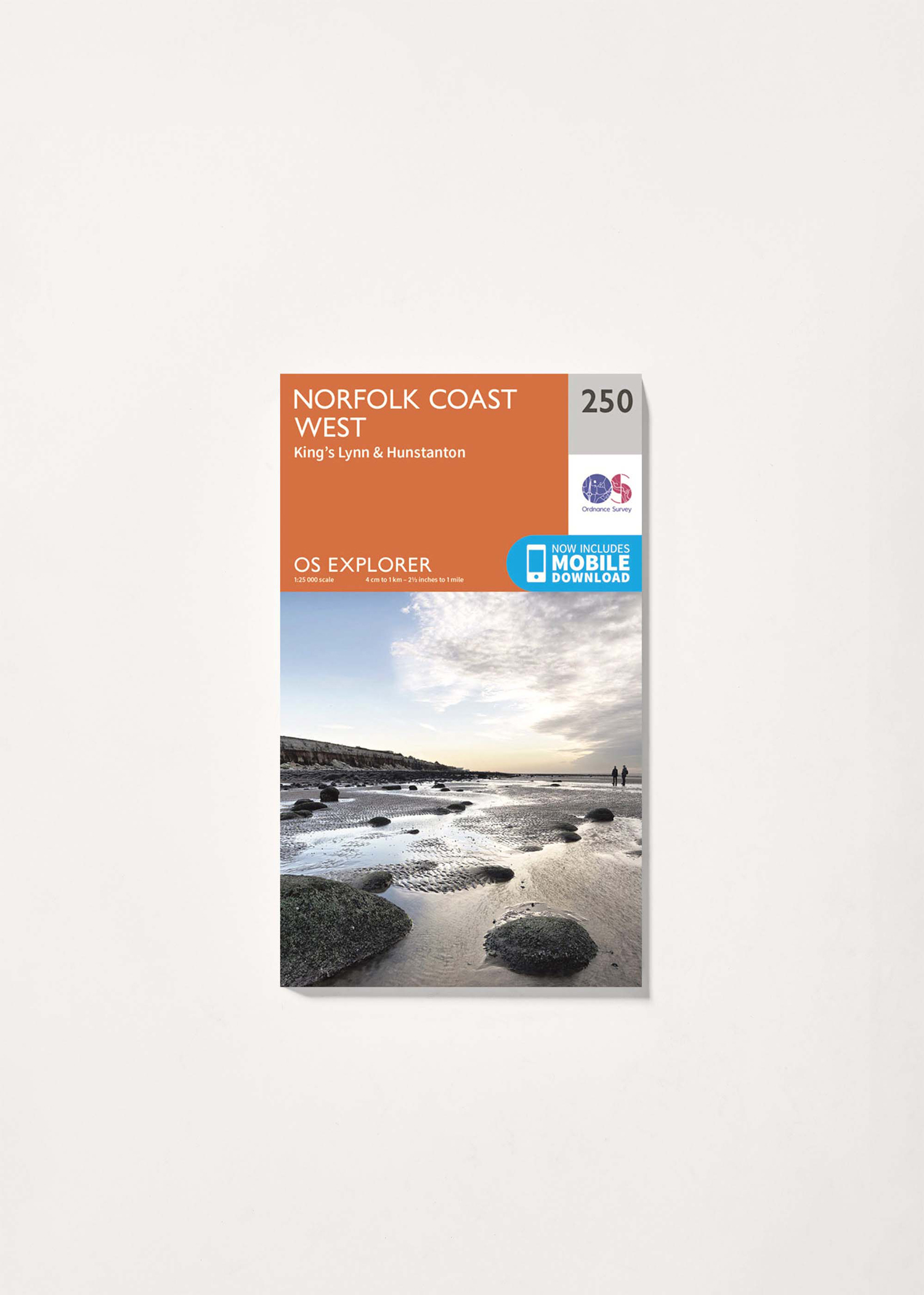 Ordnance Survey Norfolk Coast West - OS Explorer 250 Map