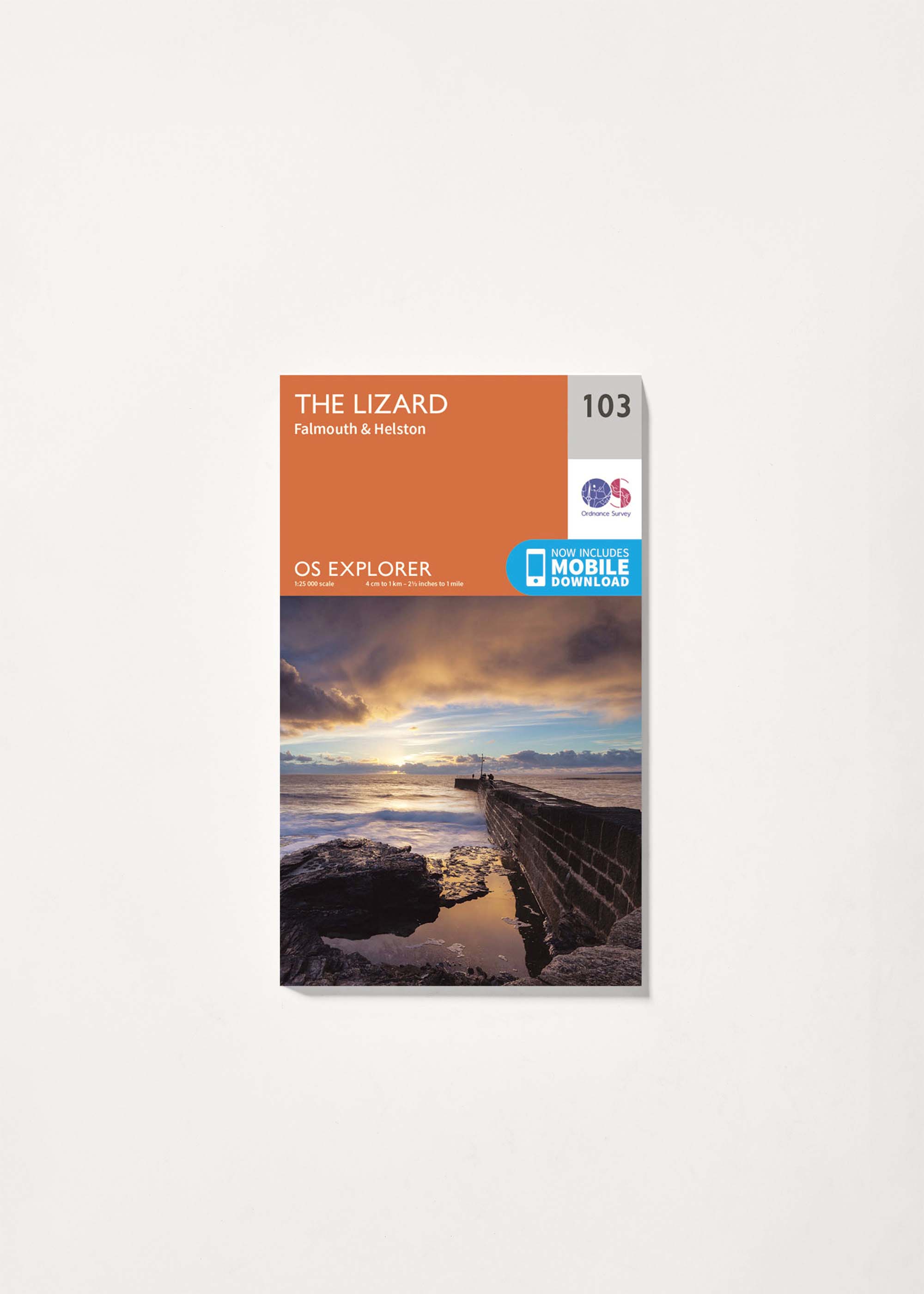 Ordnance Survey The Lizard, Falmouth & Helston - OS Explorer 103 Map