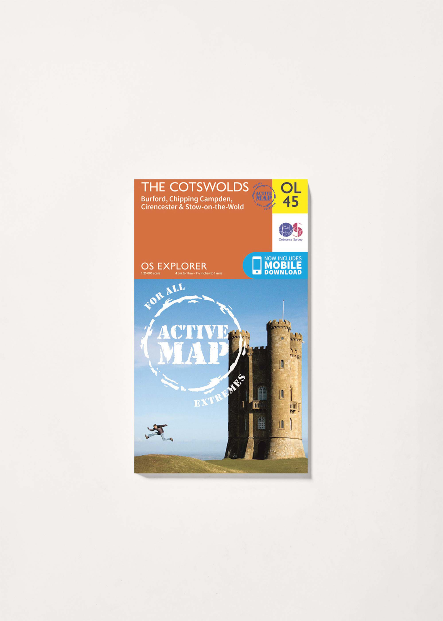 Ordnance Survey The Cotswolds - OS Explorer Active OL45 Map