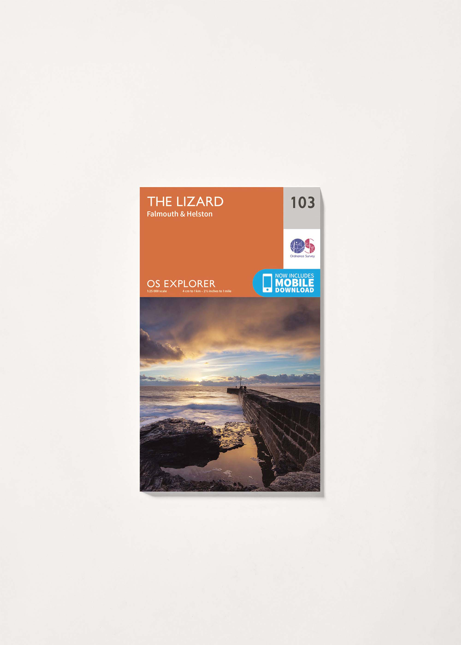Ordnance Survey The Lizard, Falmouth & Helston - OS Explorer 103 Map