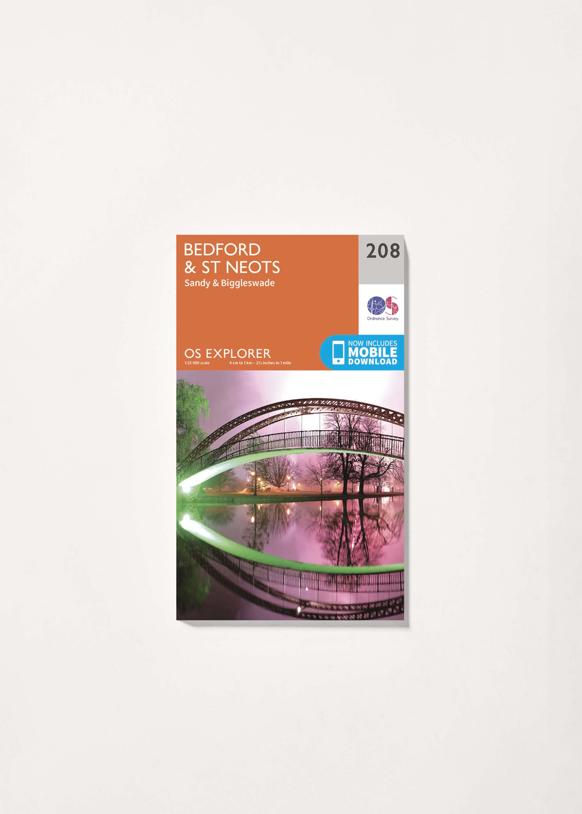 Ordnance Survey Bedford & St Neots, Sandy & Biggleswade - OS Explorer ...
