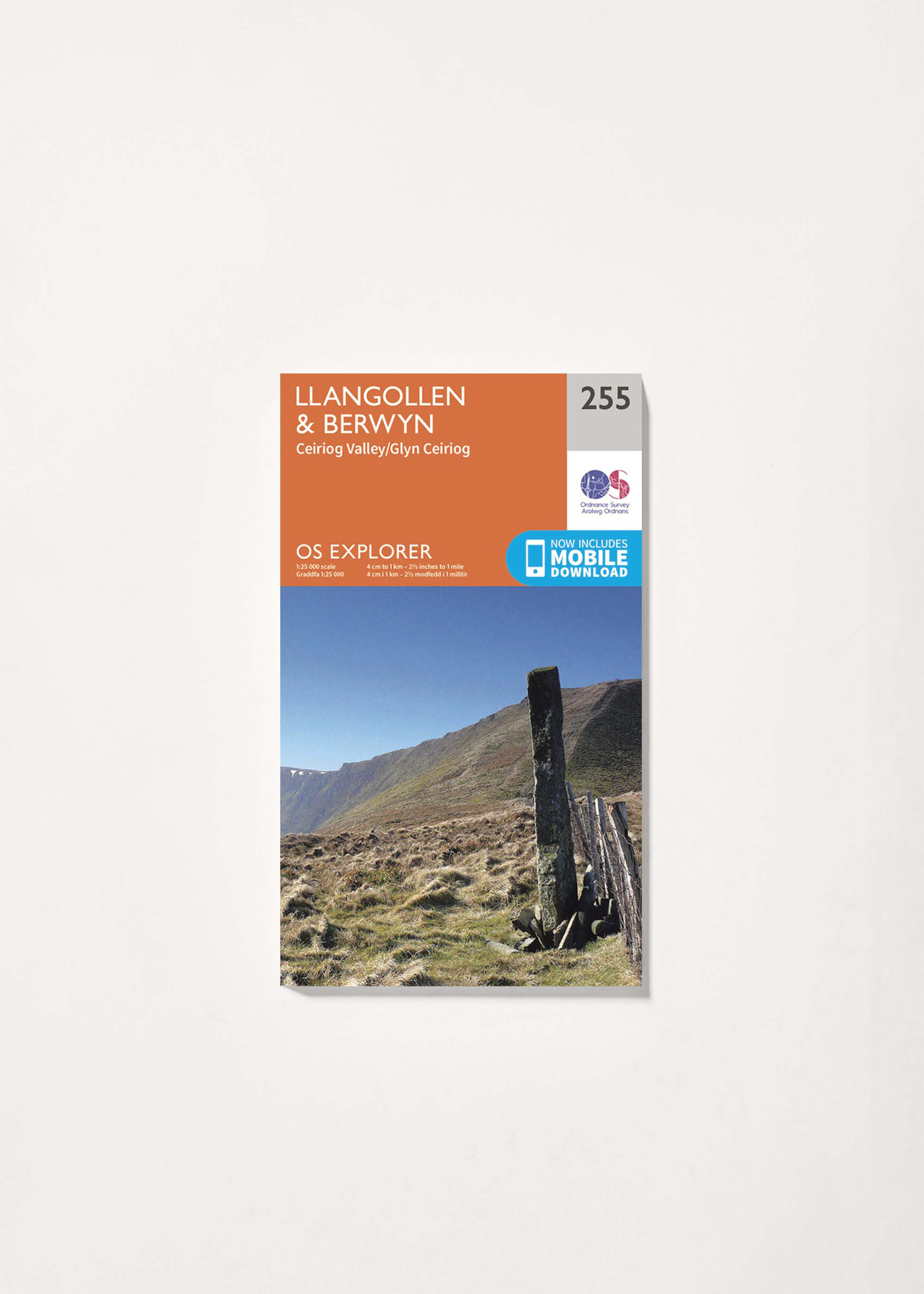 Ordnance Survey Llangollen & Berwyn - OS Explorer 255 Map