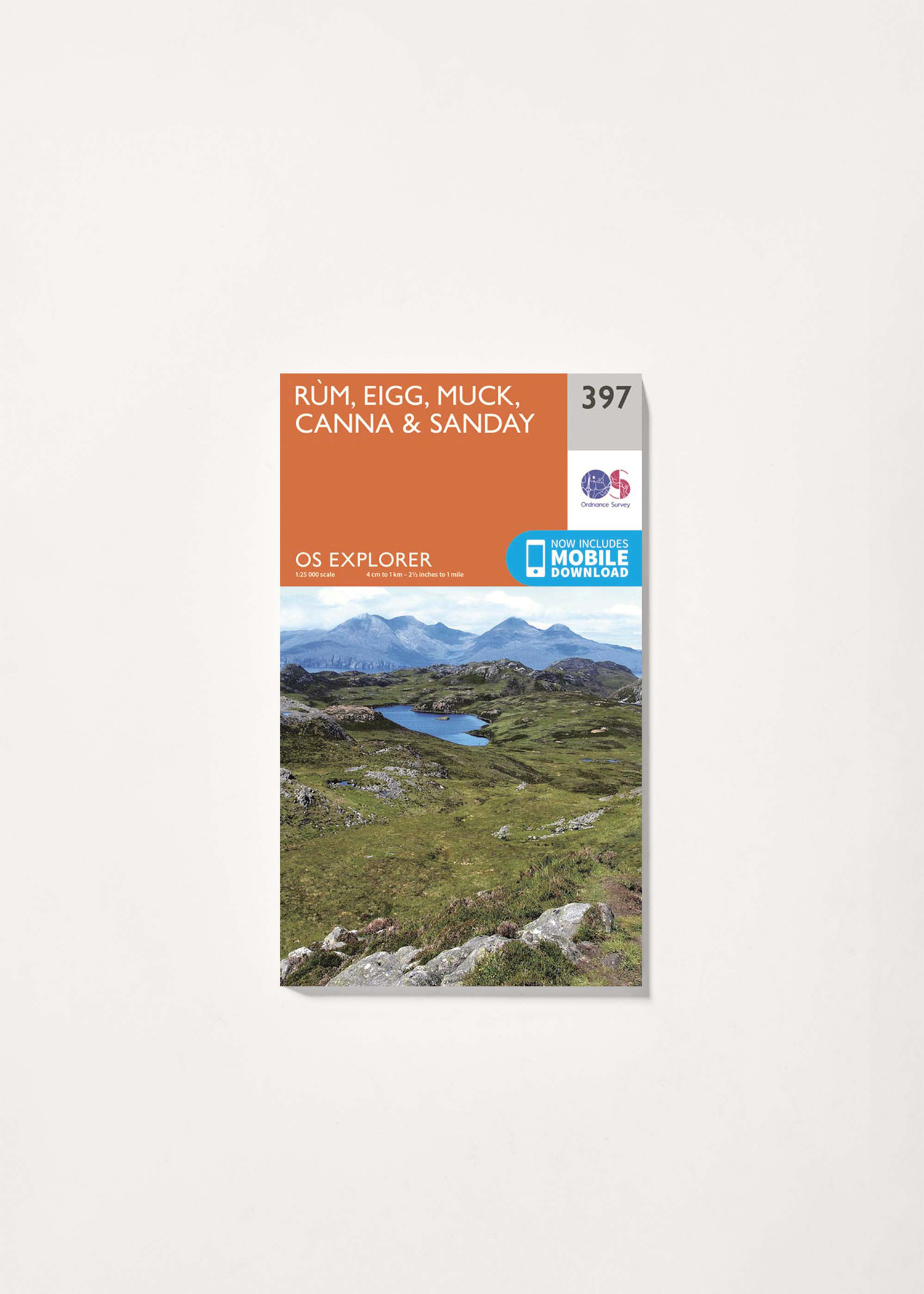 Ordnance Survey Ru`m, Eigg, Muck, Canna & Sanday - OS Explorer 397 Map