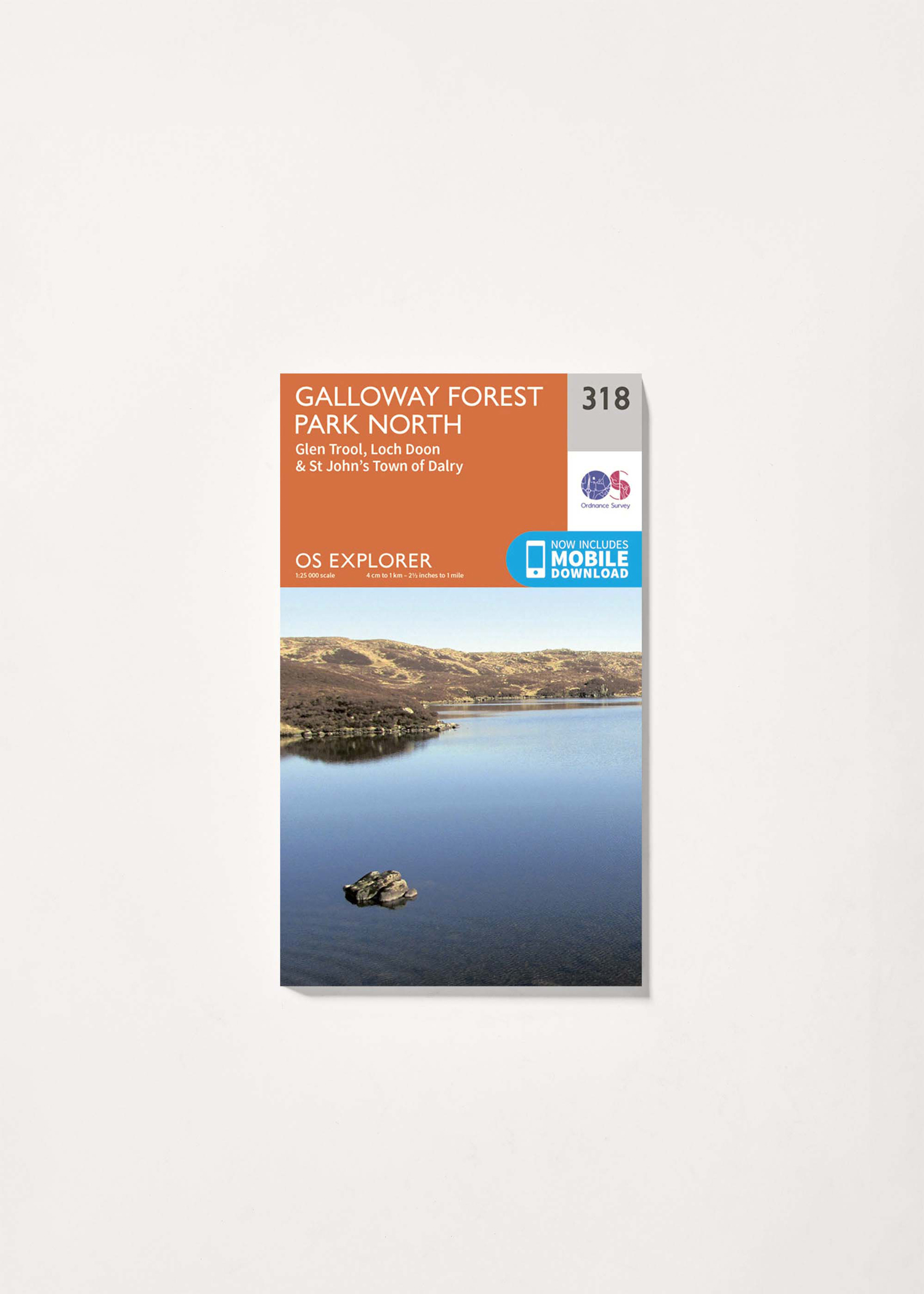 Ordnance Survey Galloway Forest Park North - OS Explorer 318 Map