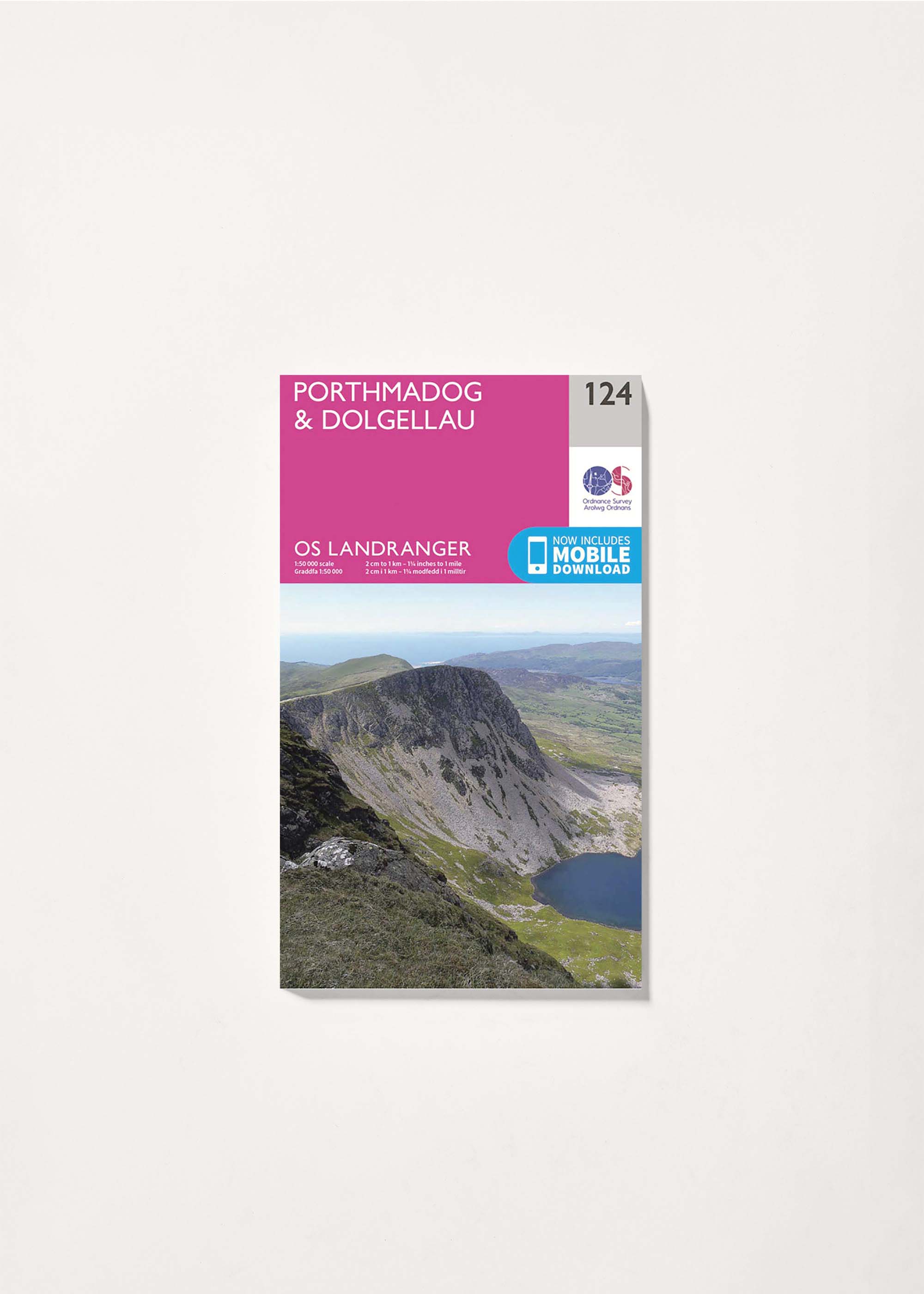 Ordnance Survey Porthmadog & Dolgellau - Landranger 124 Map