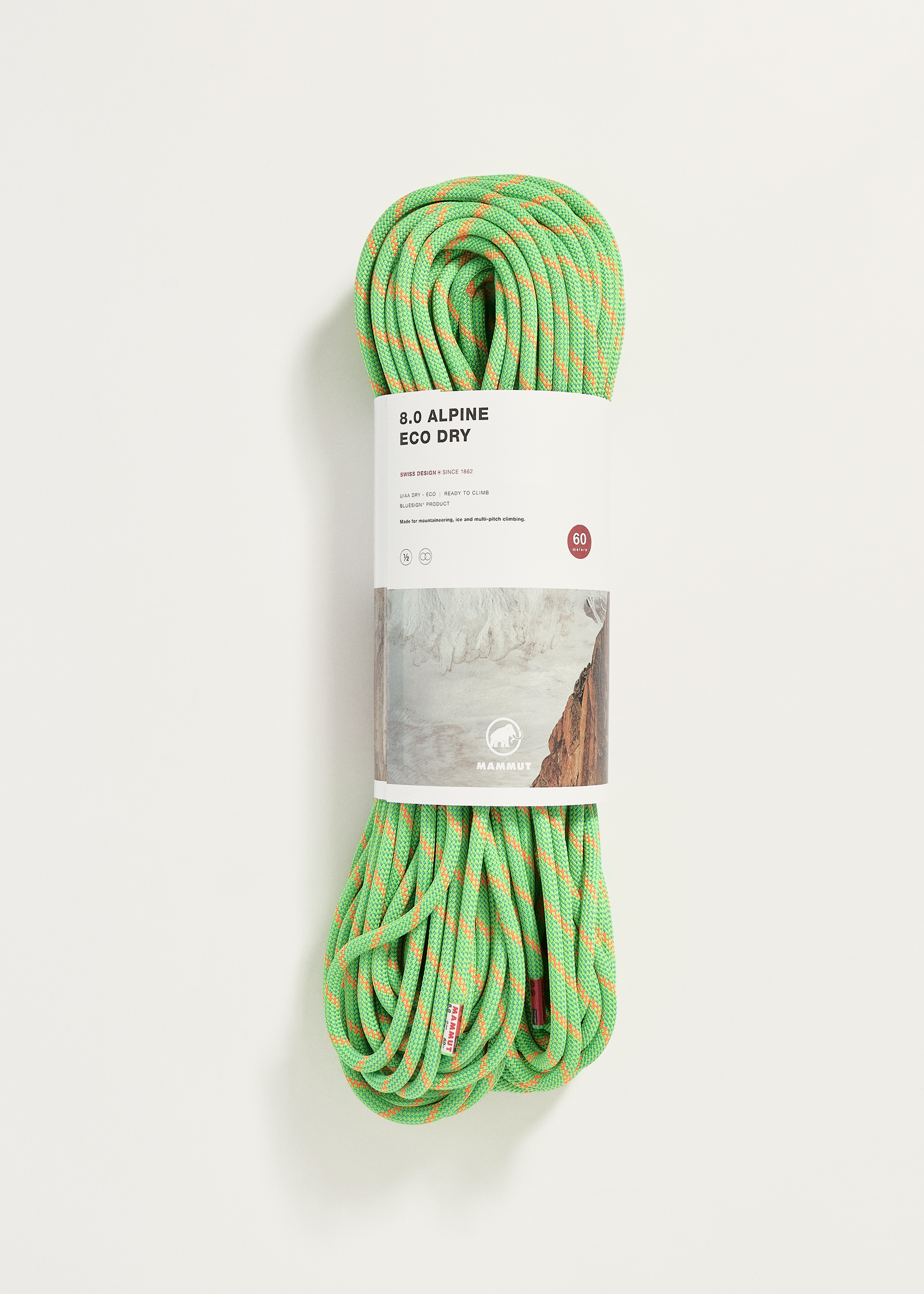 Mammut Alpine Eco Dry 8.0mm x 60m Rope