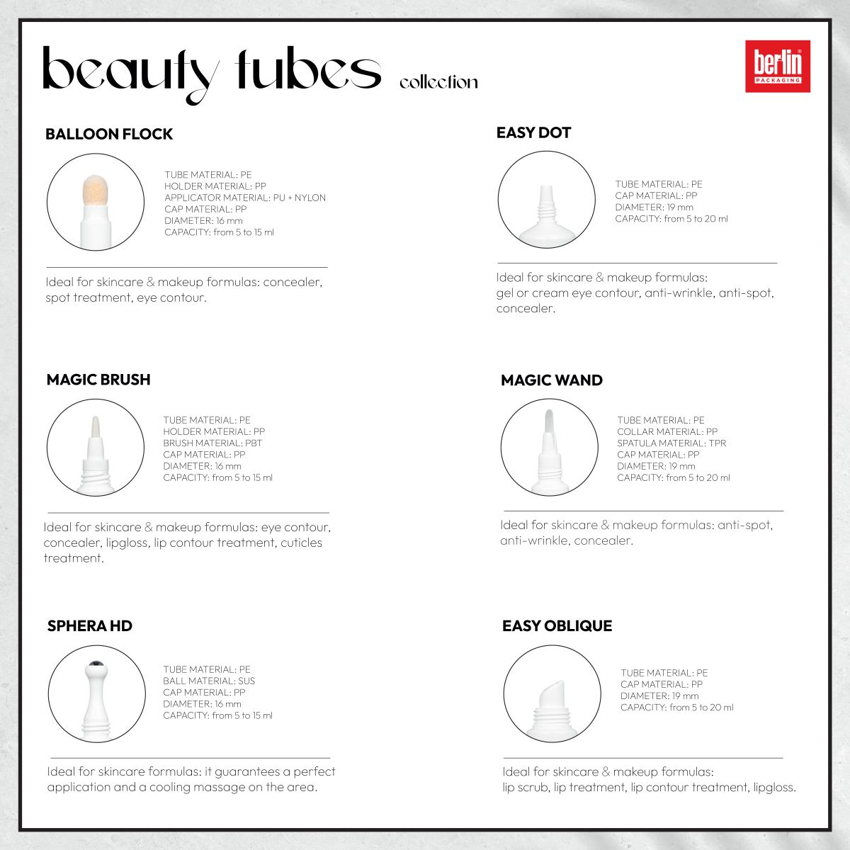 Beauty Tubes - Schoonheid - Collecties | Berlin Packaging