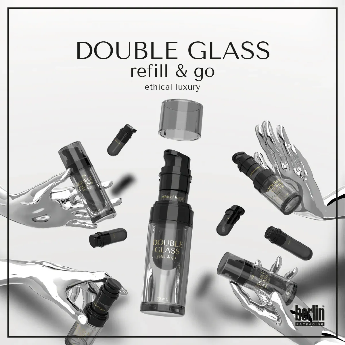 Colección Double Glass Refill & Go: Soluciones de Packaging Beauty ...