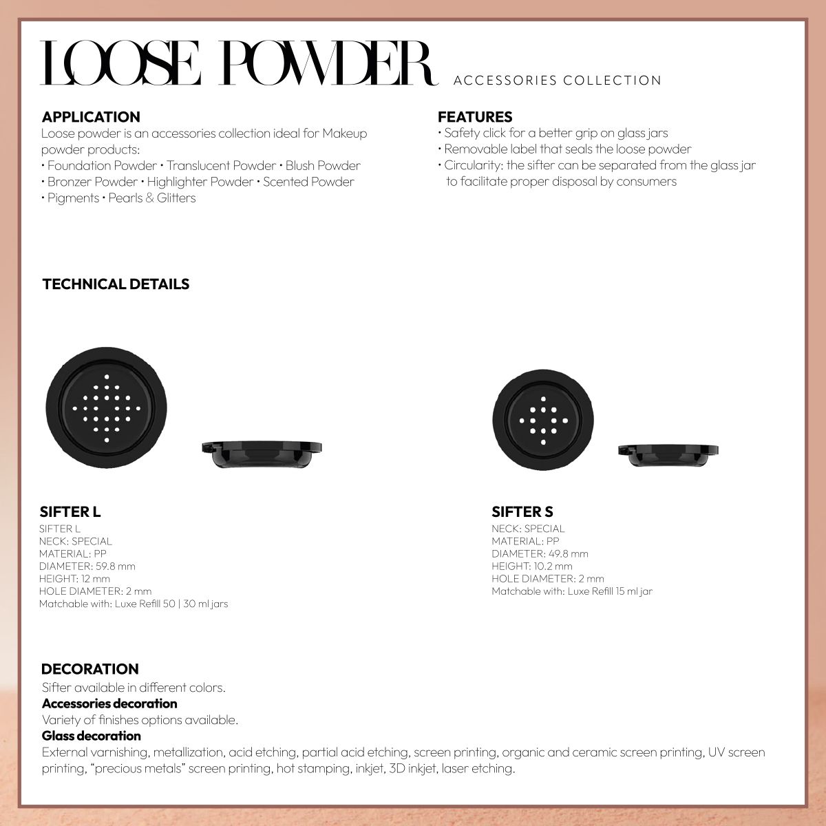 Loose Powder: Beauty Packaging Solutions for Powder Make-up Products ...